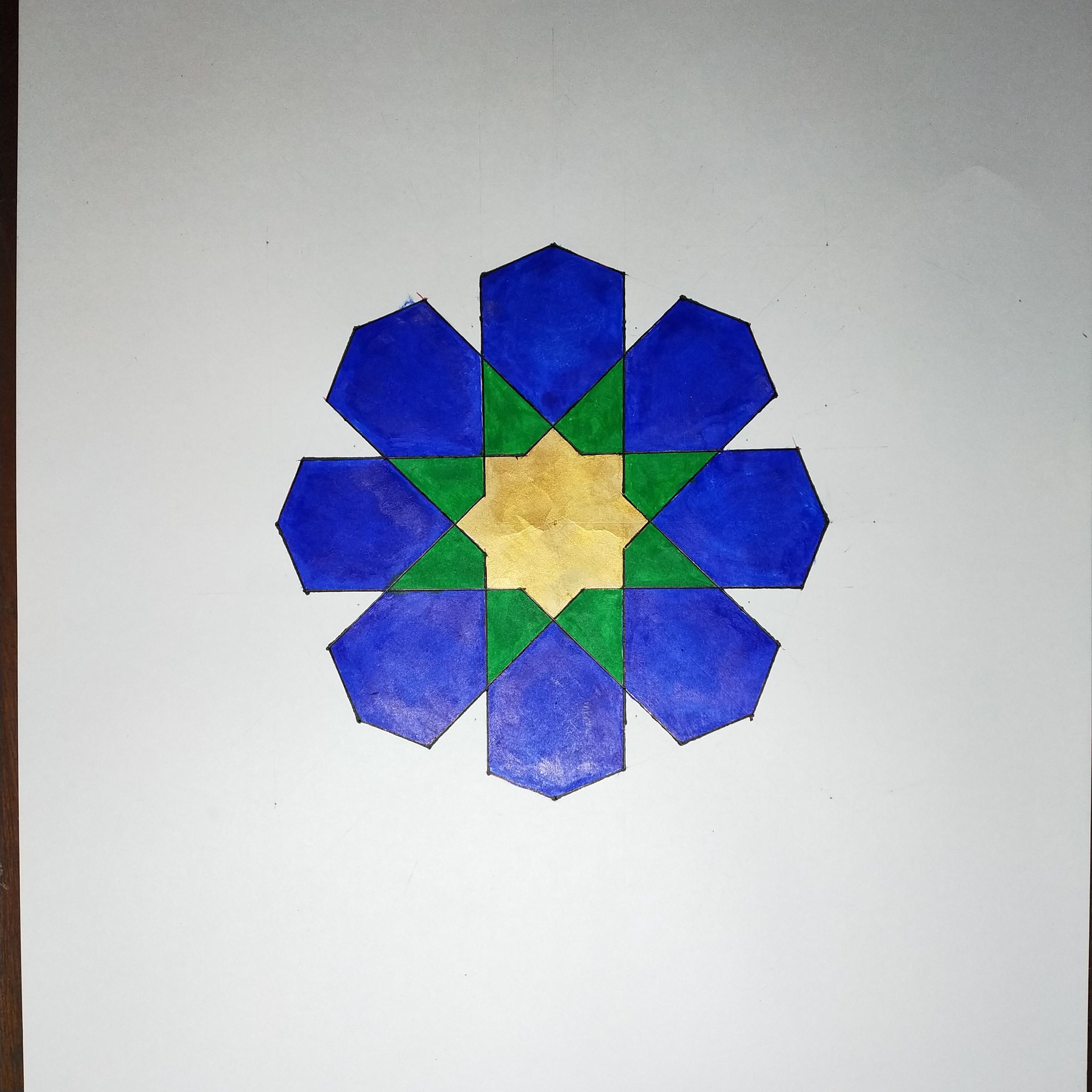 Mathematical Art With Islamic Geometric Patterns : 20 Steps (with ...