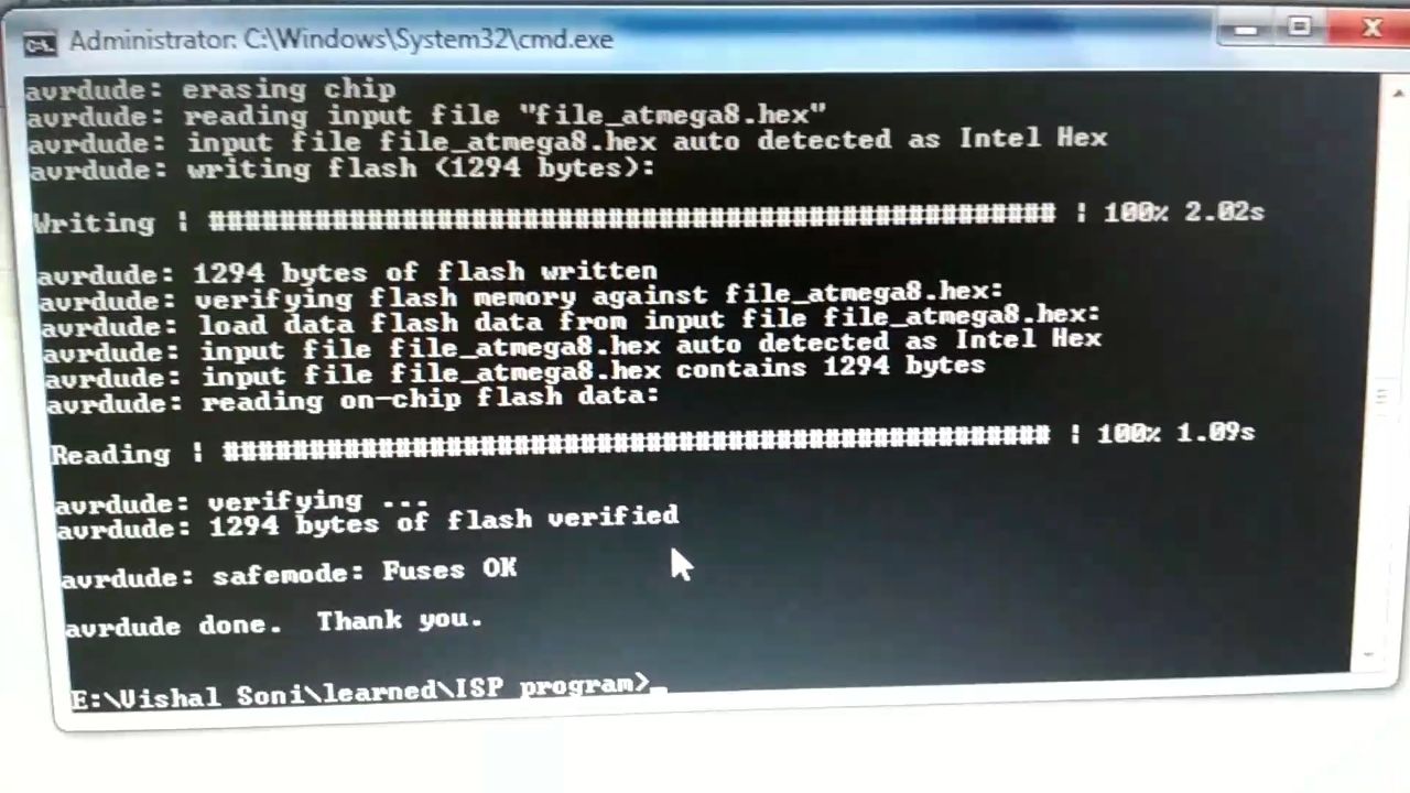 Arduino As ISP || Burn Hex File in AVR || Fuse in AVR || Arduino As ...