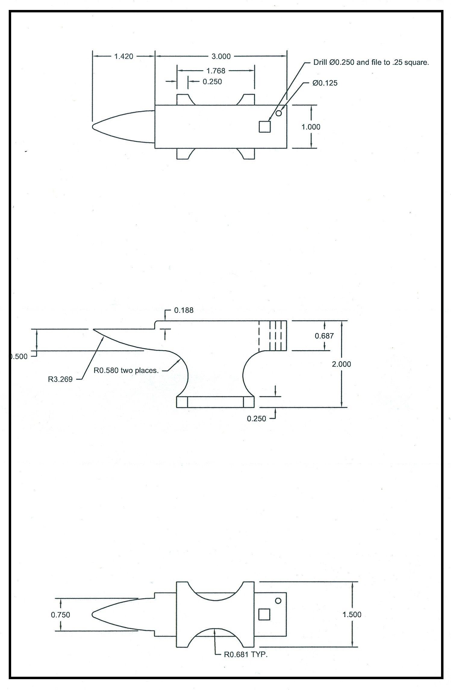 Drawing a Multiview Print (basic Drafting) : 8 Steps - Instructables