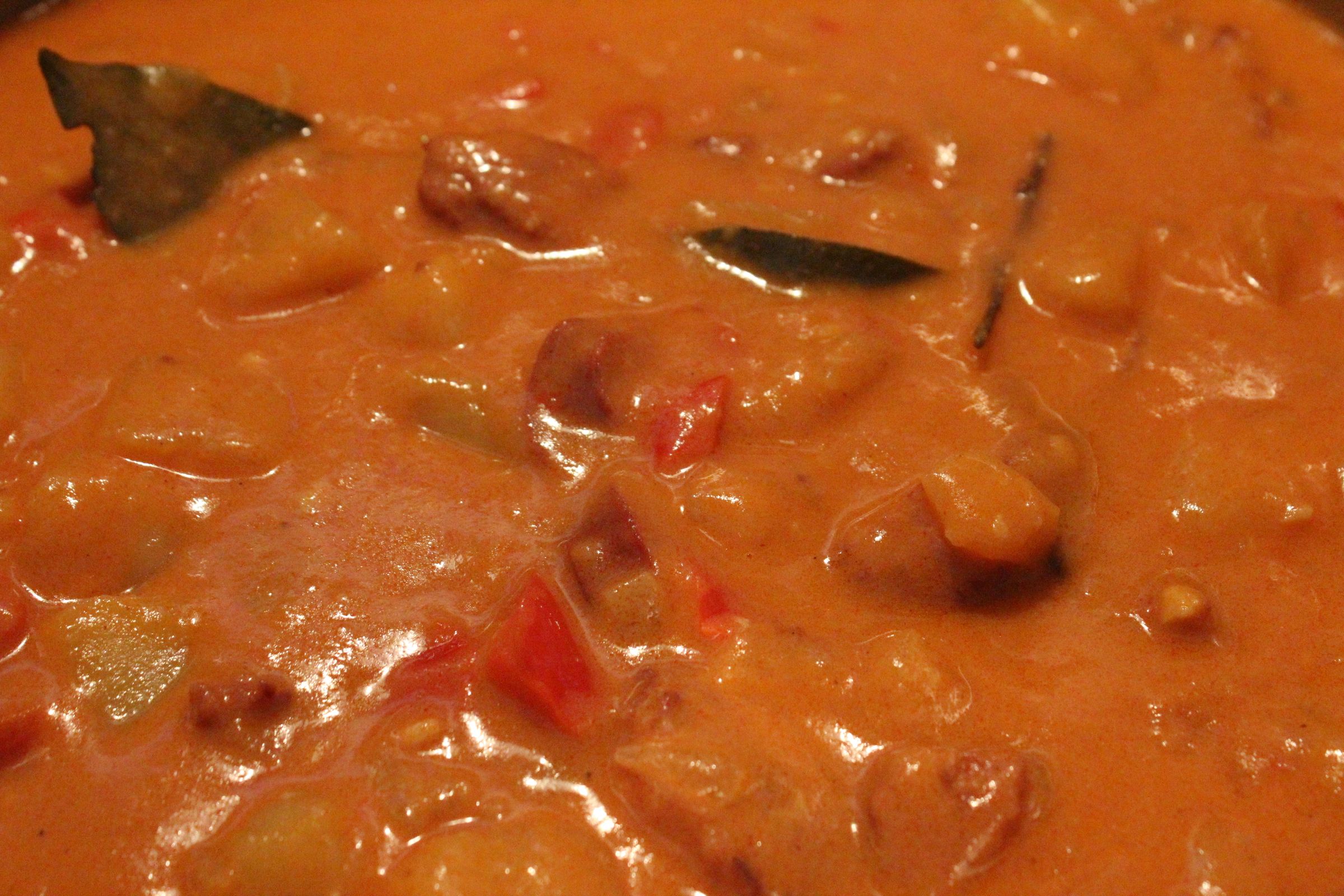 Authentic Hungarian "Krumplileves”, (Creamy Potato Soup With Sausage ...