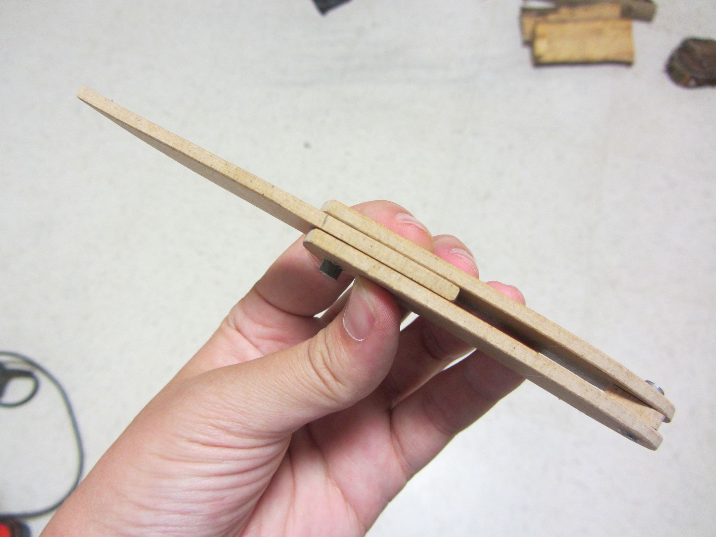 How to Make a Wooden Folding Knife : 9 Steps (with Pictures ...