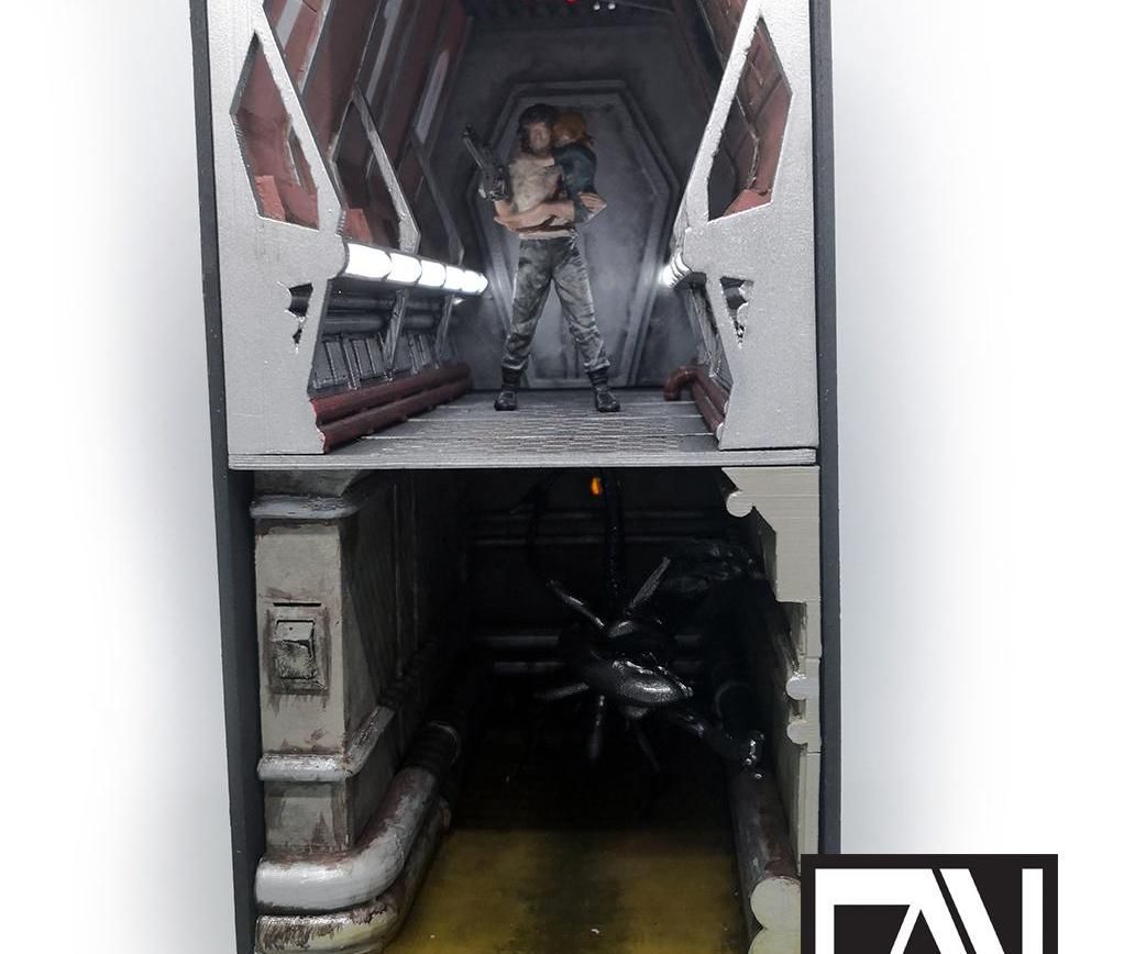 Aliens Movie Book Nook Diorama : 7 Steps (with Pictures) - Instructables