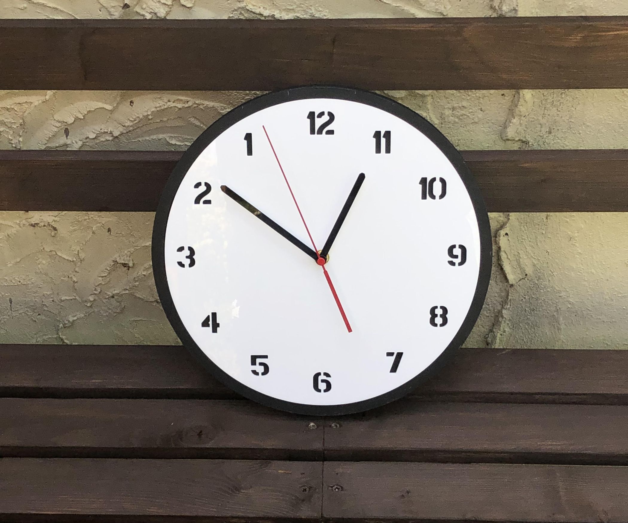 MDF and Acrylic Reverse Clock : 6 Steps (with Pictures) - Instructables