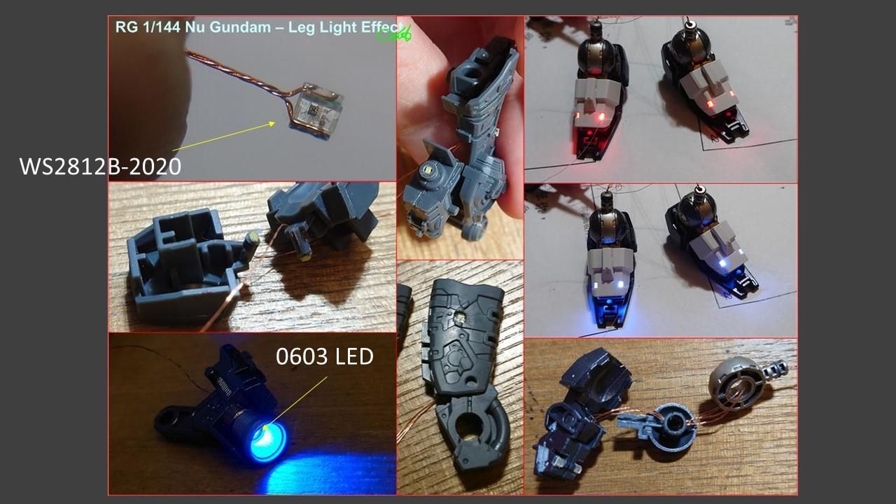 RG 1/144 Nu Gundam Rainbow LED : 7 Steps (with Pictures) - Instructables