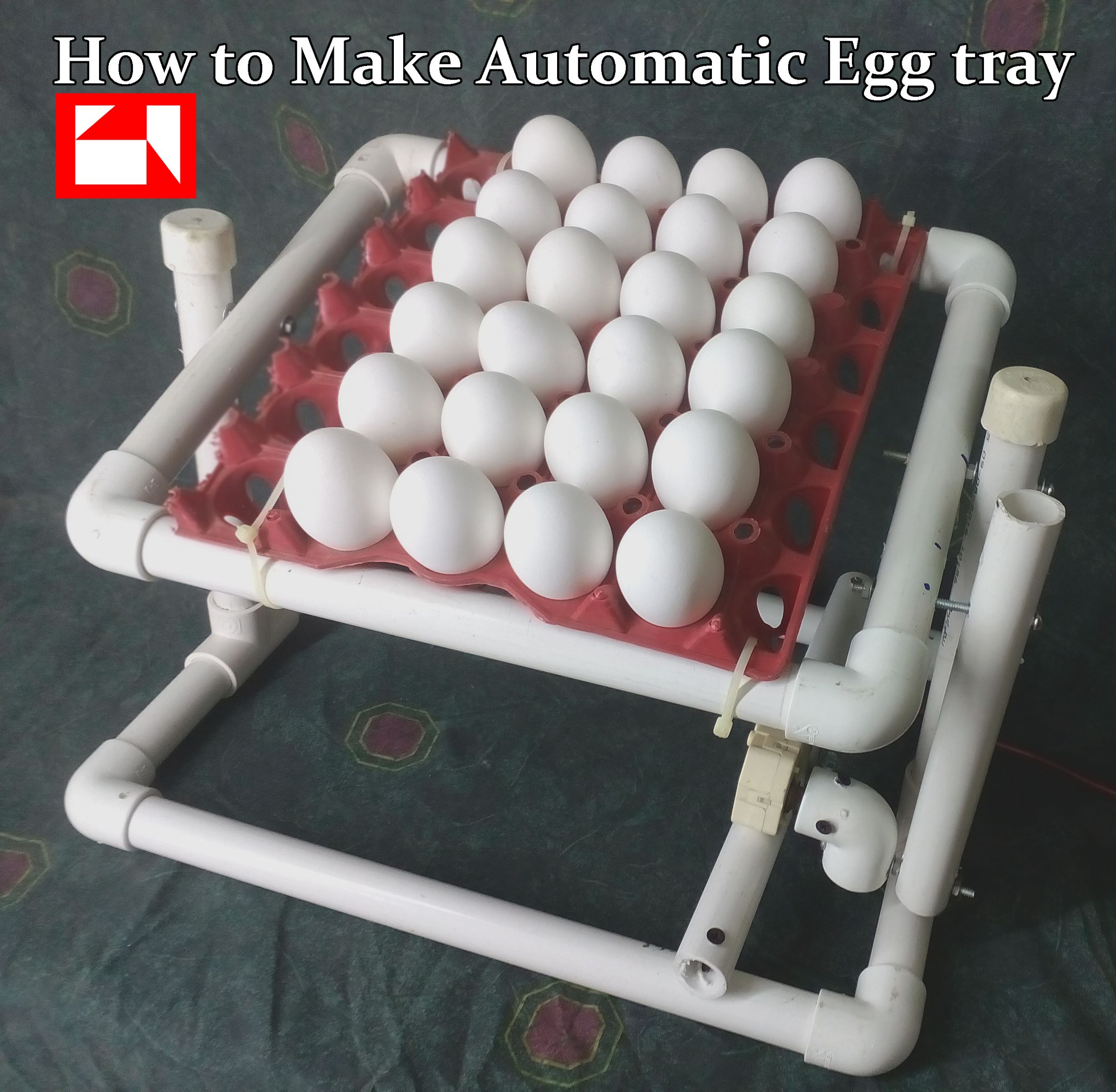 How to Make Automatic Rotating Egg Tray From PVC : 7 Steps (with ...