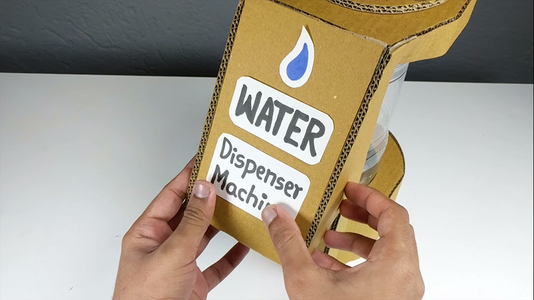 How to Make WATER Dispenser Machine From Cardboard DIY : 15 Steps ...