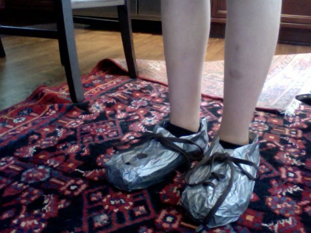 duct tape shoes DIY Project - Step-by-Step DIY Project | FindingDIY