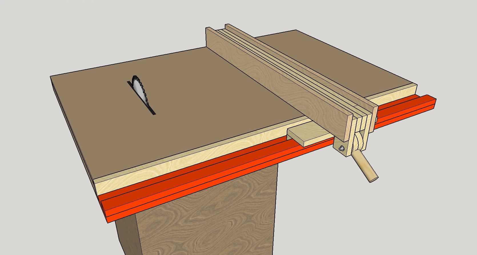 Homemade Table Saw Fence System | Easy Simple New Style : 25 Steps ...