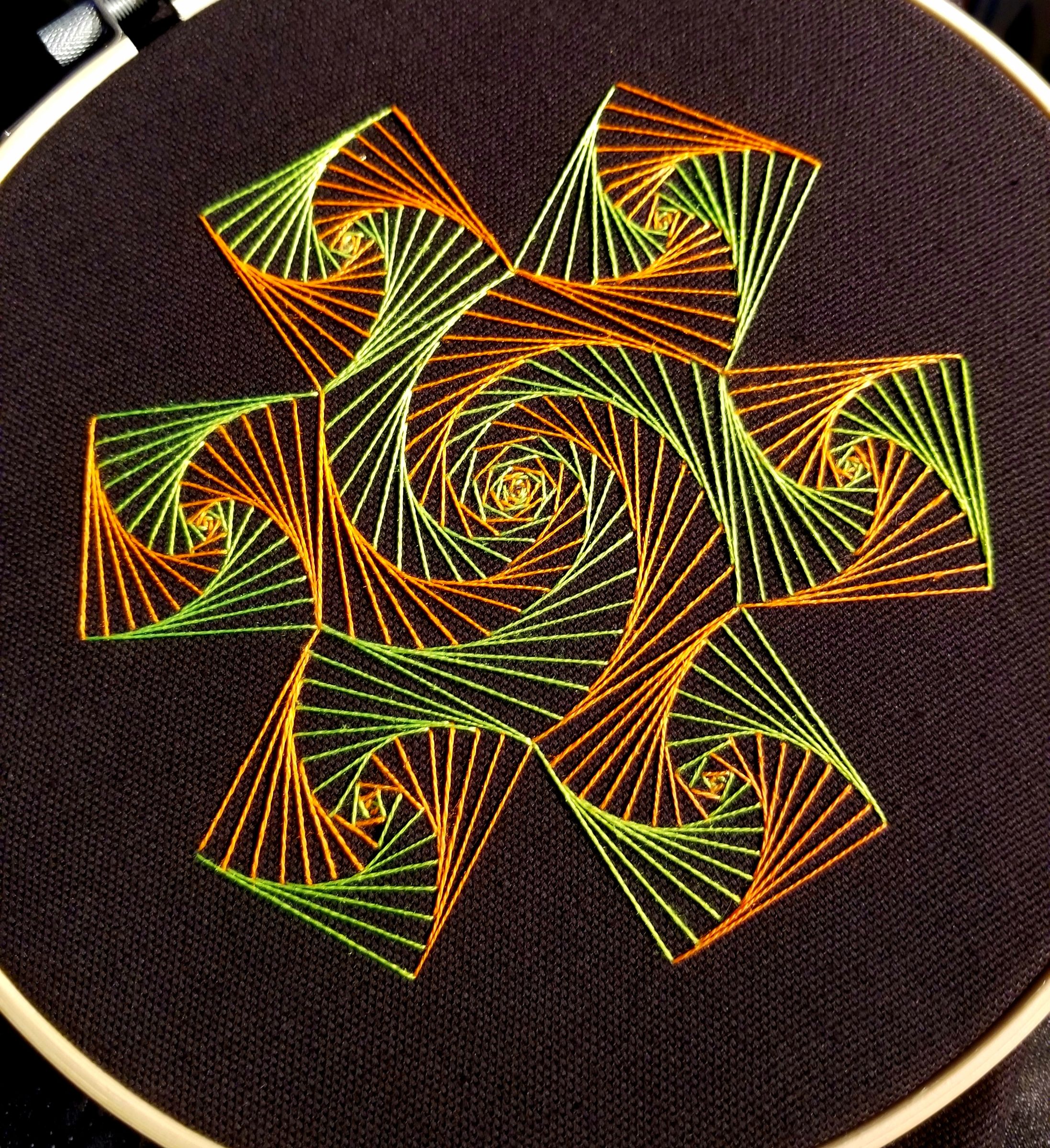 Parabolic Curve Art Embroidery : 8 Steps (with Pictures) - Instructables