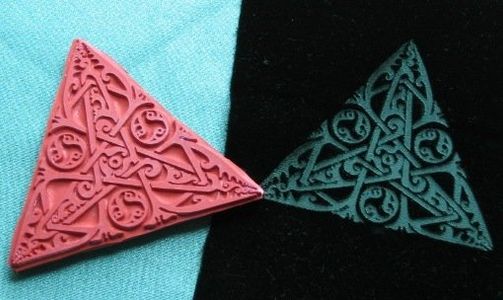 Emboss Velvet With Rubber Stamps and a Household Iron : 7 Steps (with ...