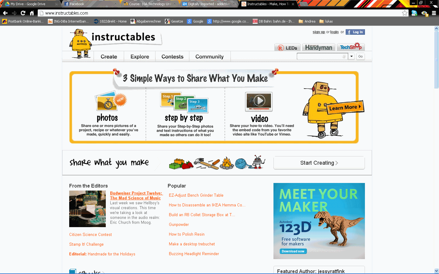 How to Use Instructables Step by Step Photo Tutorial : 8 Steps ...