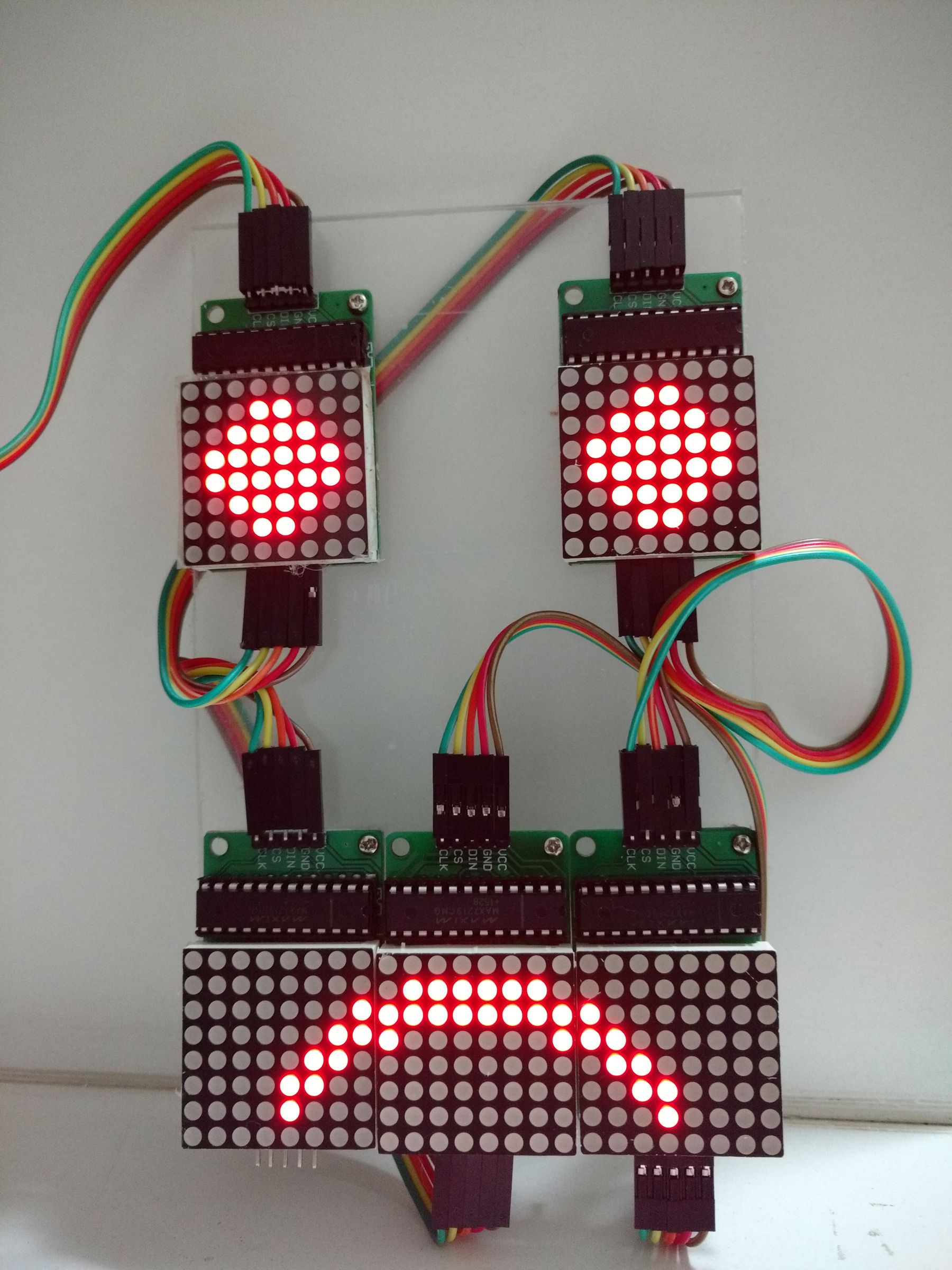 Controlling LED Matrix Array With Arduino Uno (Arduino Powered Robot Face) : 4 Steps (with ...