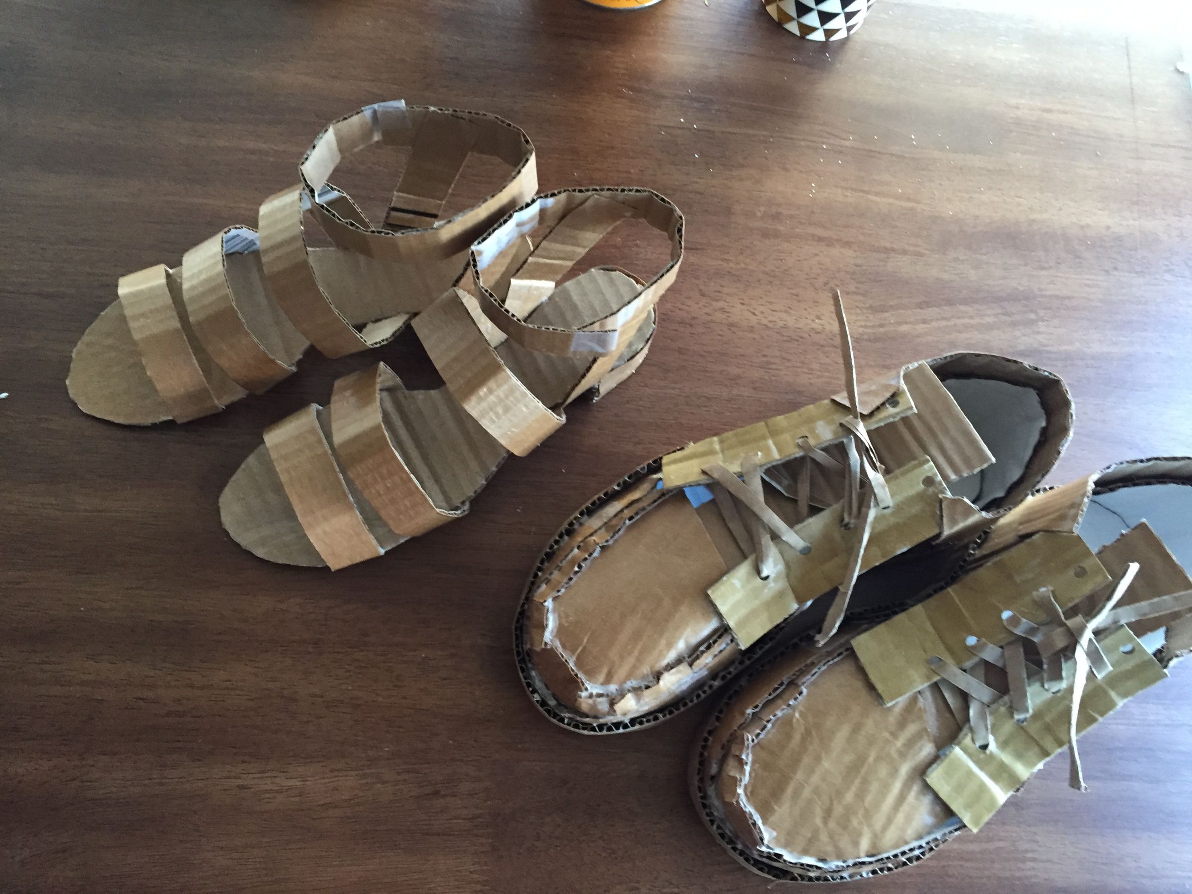 Transform Recycled Cardboard Into Shoes : 26 Steps (with Pictures ...