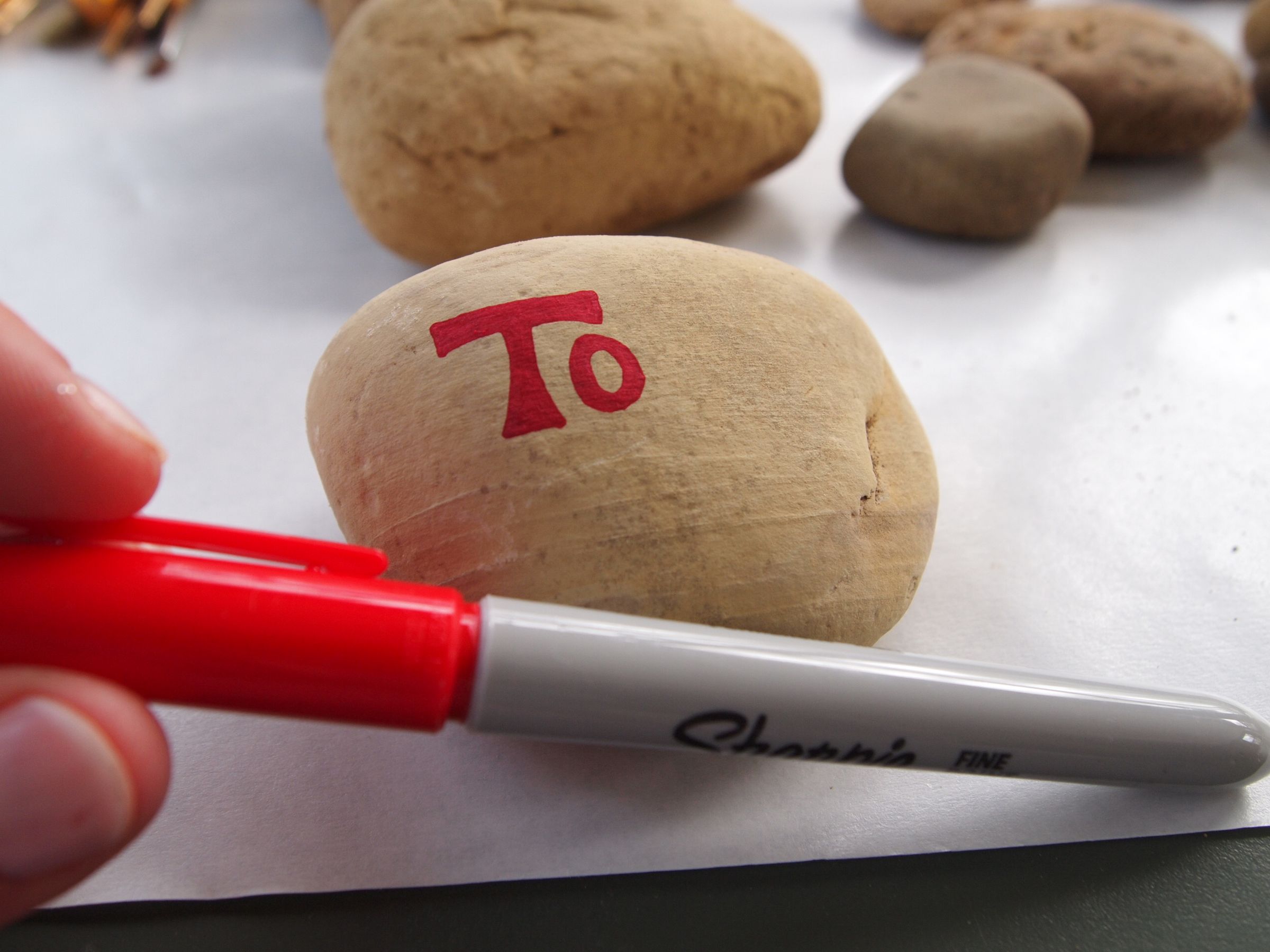 Painted Rock Garden Markers - Instructables