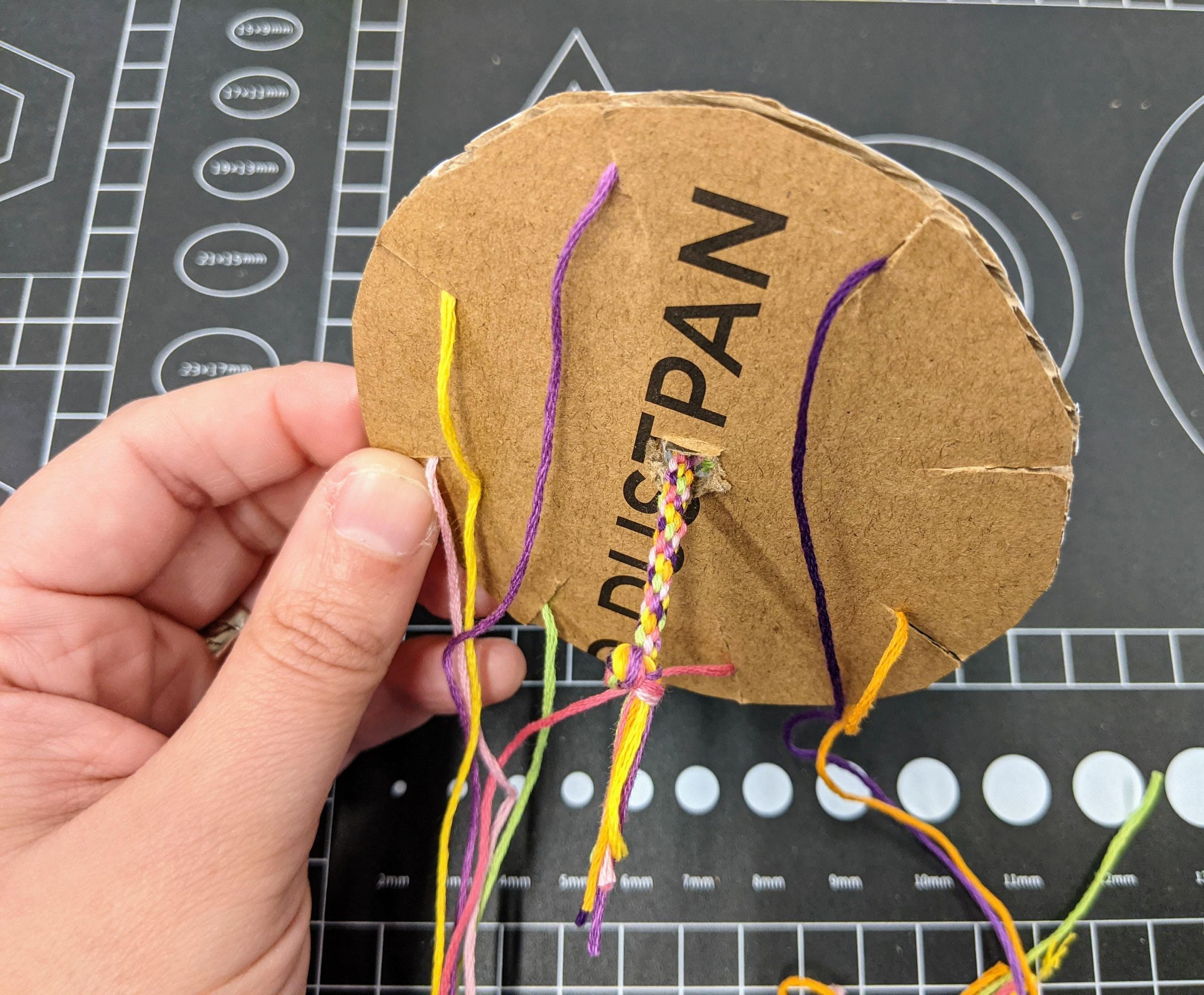Cardboard Loom Friendship Bracelet : 7 Steps (with Pictures ...