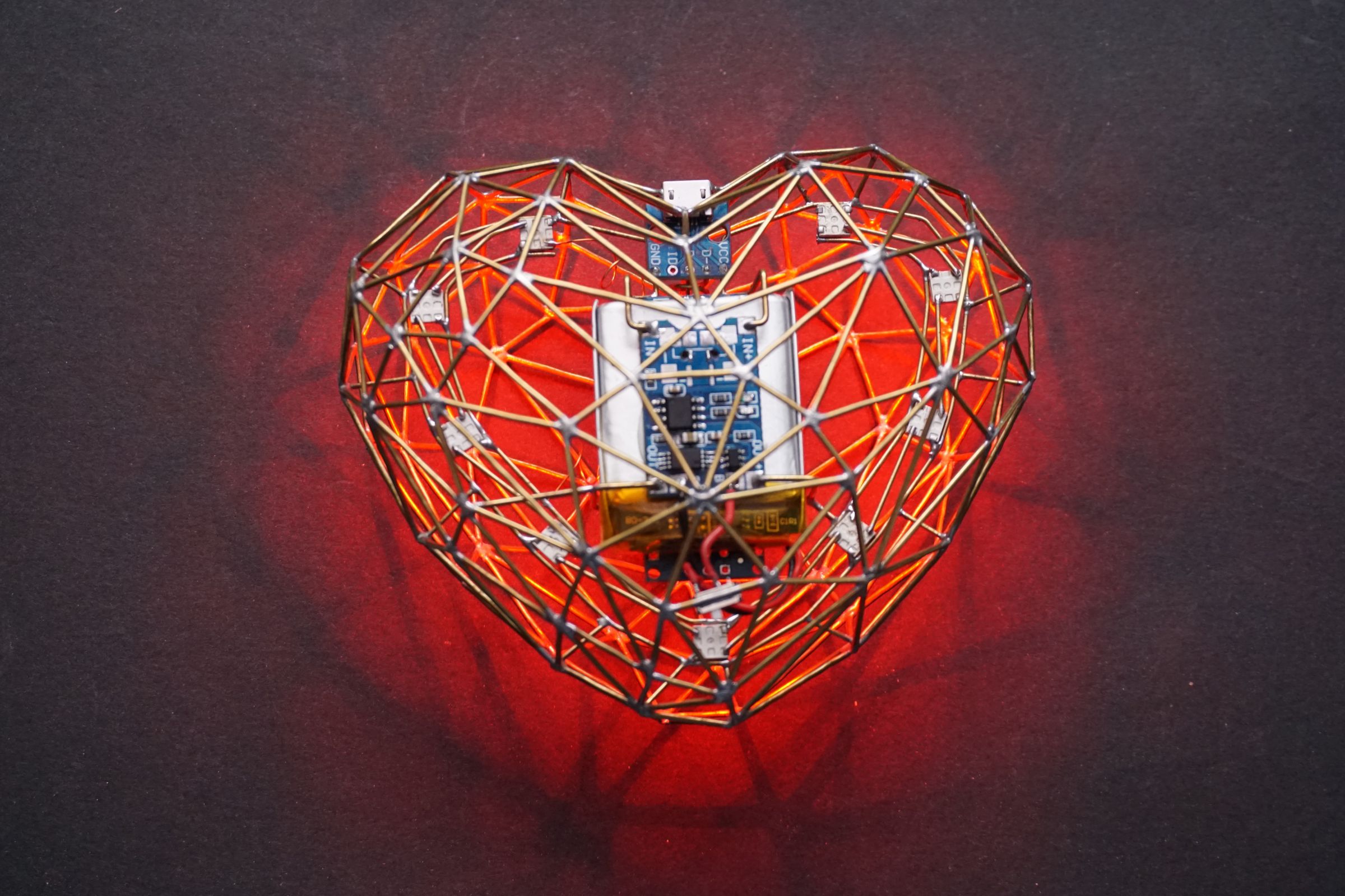 Beating LED Heart : 10 Steps (with Pictures) - Instructables