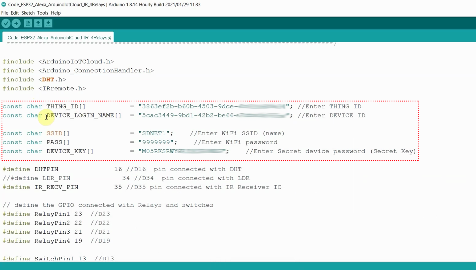 Arduino IoT Cloud ESP32 Alexa Voice Control Smart Home | IoT 2021 : 21 ...