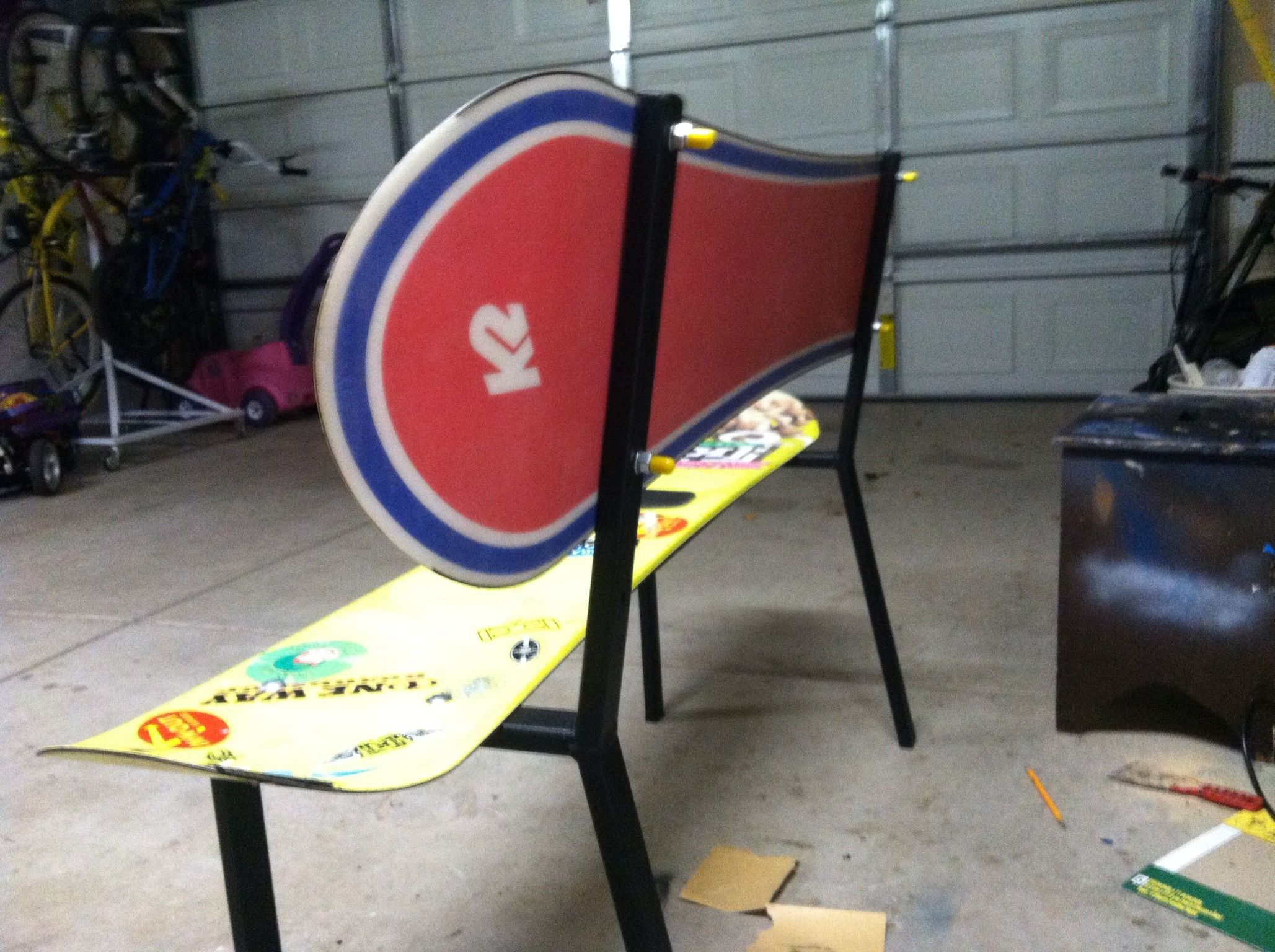 Snowboard Benches - Instructables