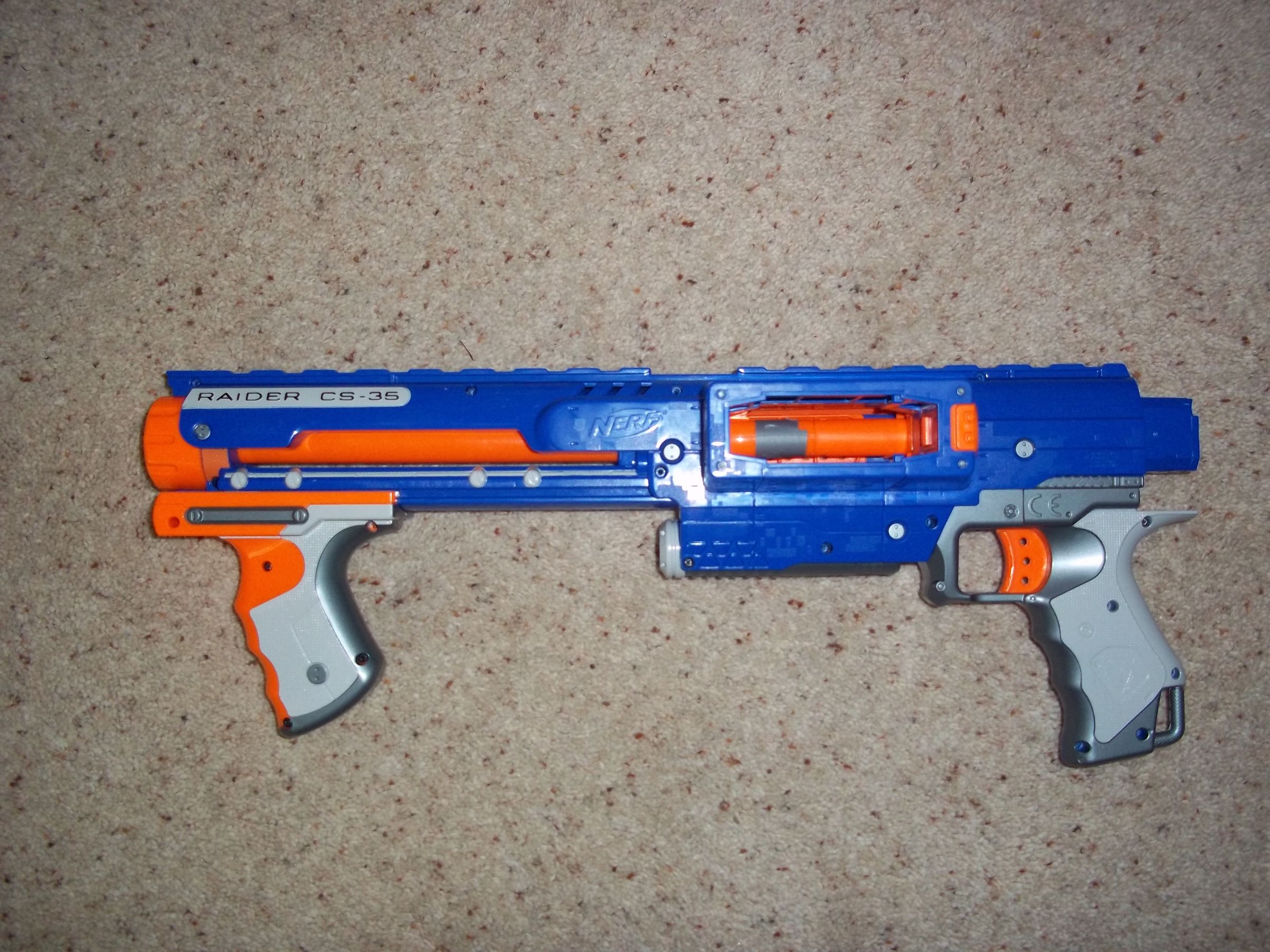 How to Modify and Reassemble a NERF Raider CS-35 for More Power and ...