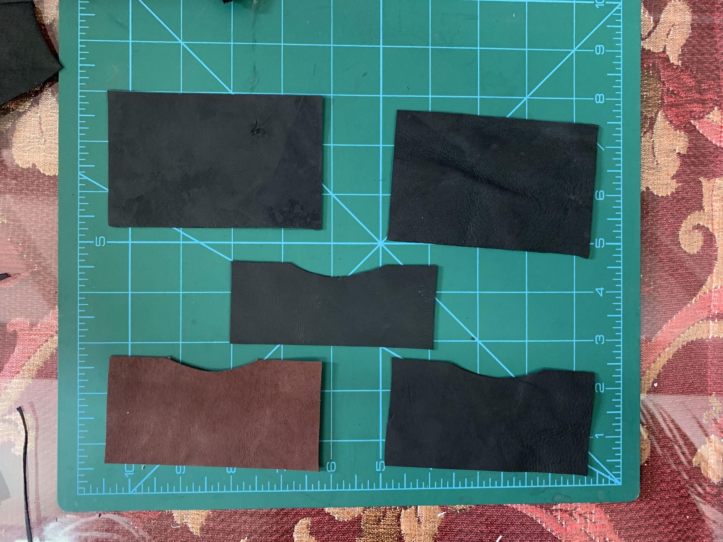 Zippered Leather Card Wallet (with Free Pattern) : 8 Steps (with ...