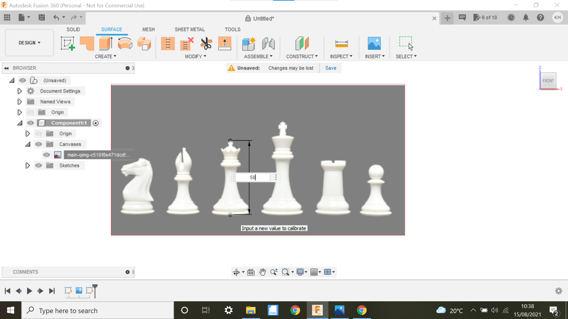 Chess Pieces 3D Printed Designed With Fusion 360 : 4 Steps (with ...