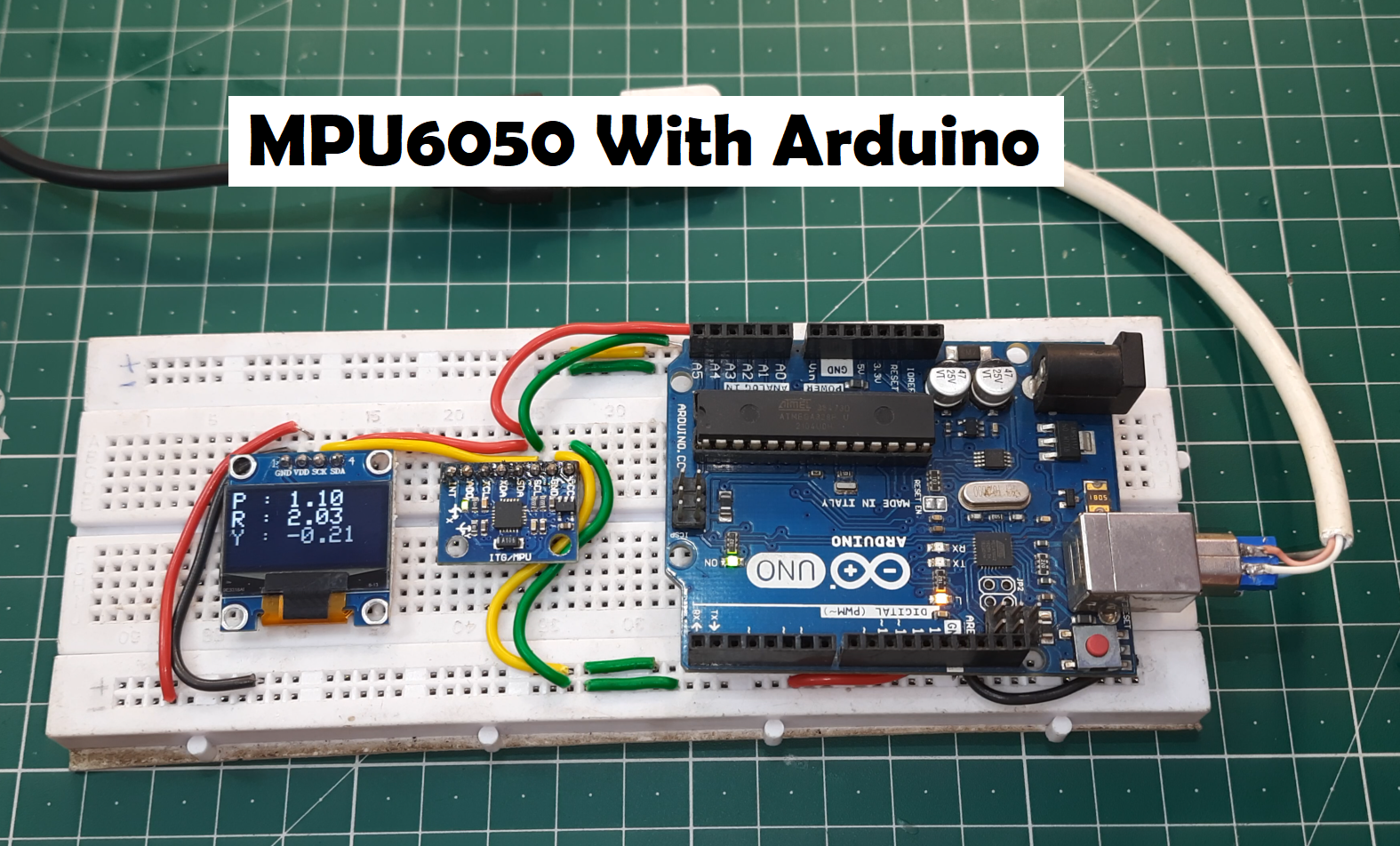 MPU6050 Gyroscope With Arduino : 12 Steps - Instructables