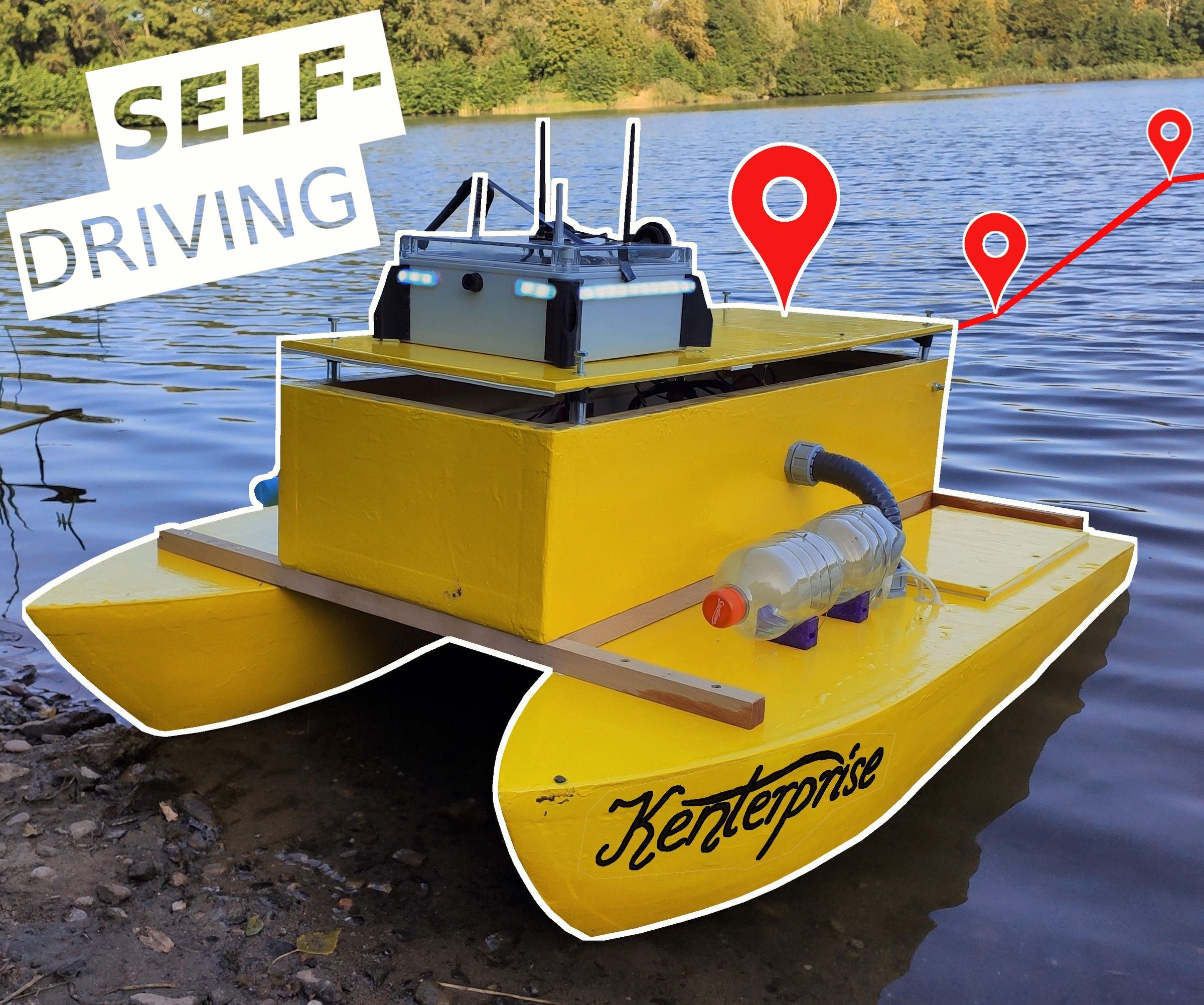 Building a Self-Driving Boat (ArduPilot Rover) : 10 Steps (with ...