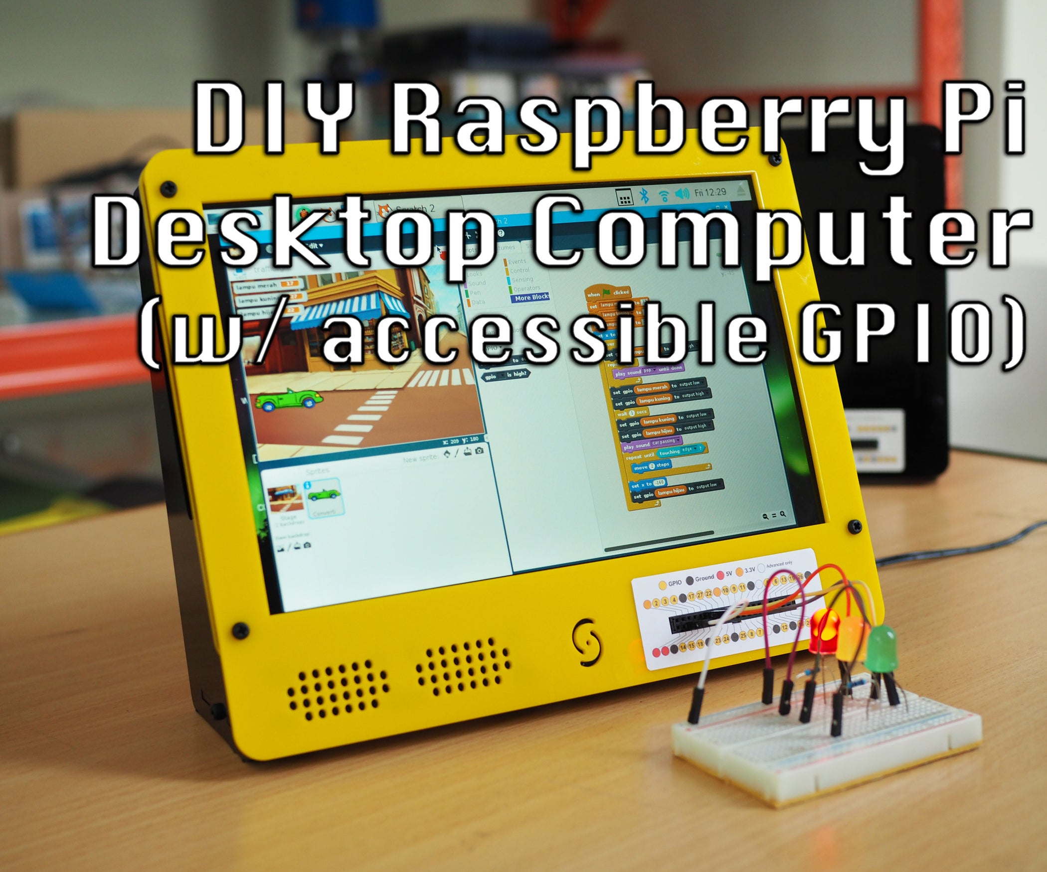 Samytronix Pi: DIY Raspberry Pi Desktop Computer (with Accessible GPIO) : 13 Steps (with ...