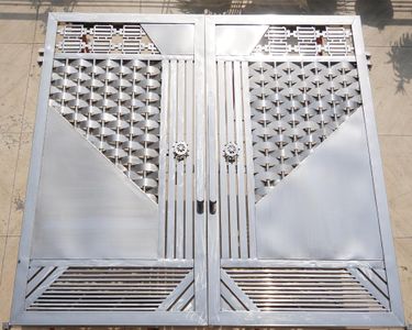 Stainless Steel Gate for Workshop : 15 Steps (with Pictures ...