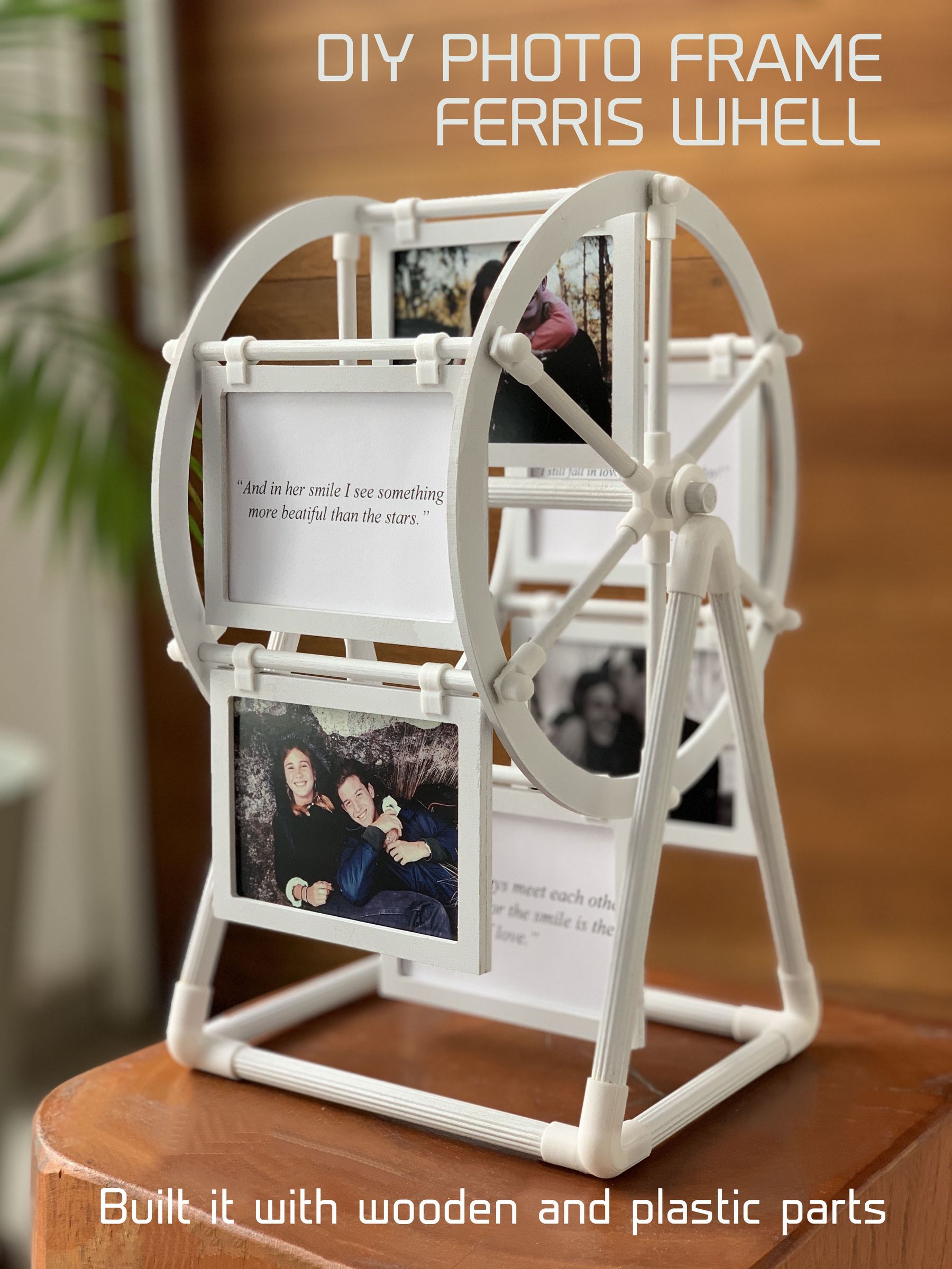 DIY PHOTO FRAME FERRIS WHEEL : 15 Steps (with Pictures) - Instructables