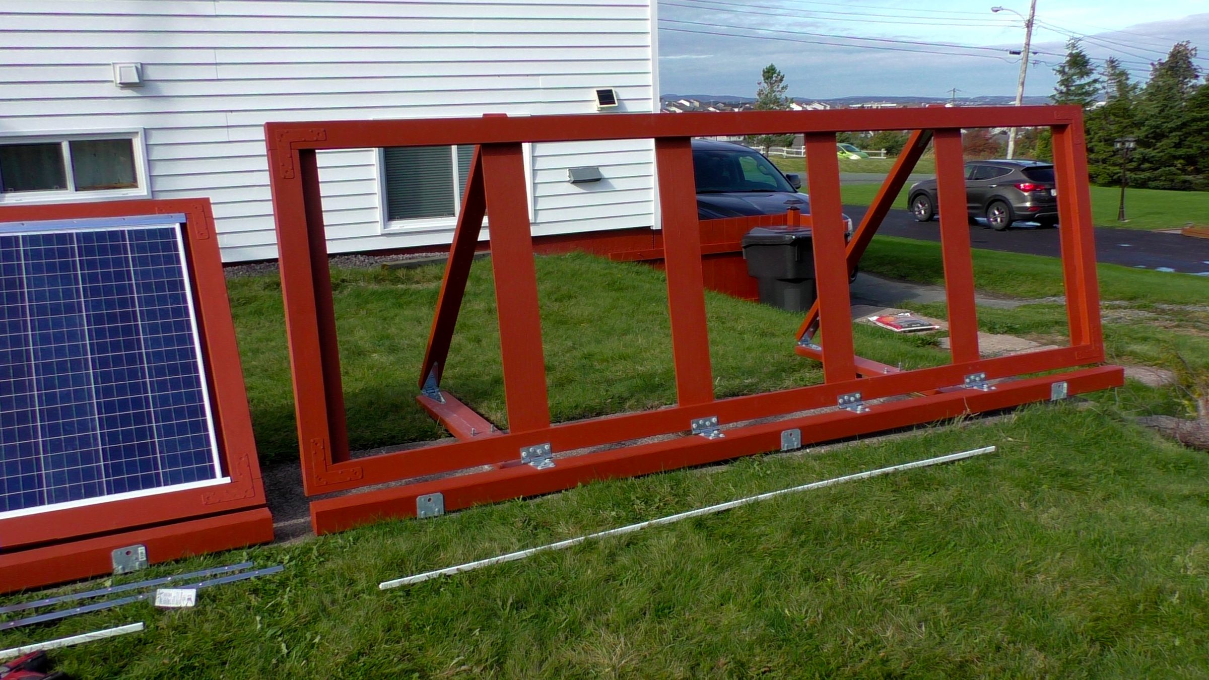 Ground Mounted Solar Panels With Adjustable Angles : 7 Steps (with ...