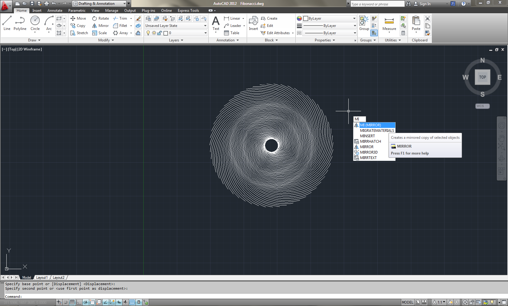 Fibonacci Sequence AutoCad - Instructables