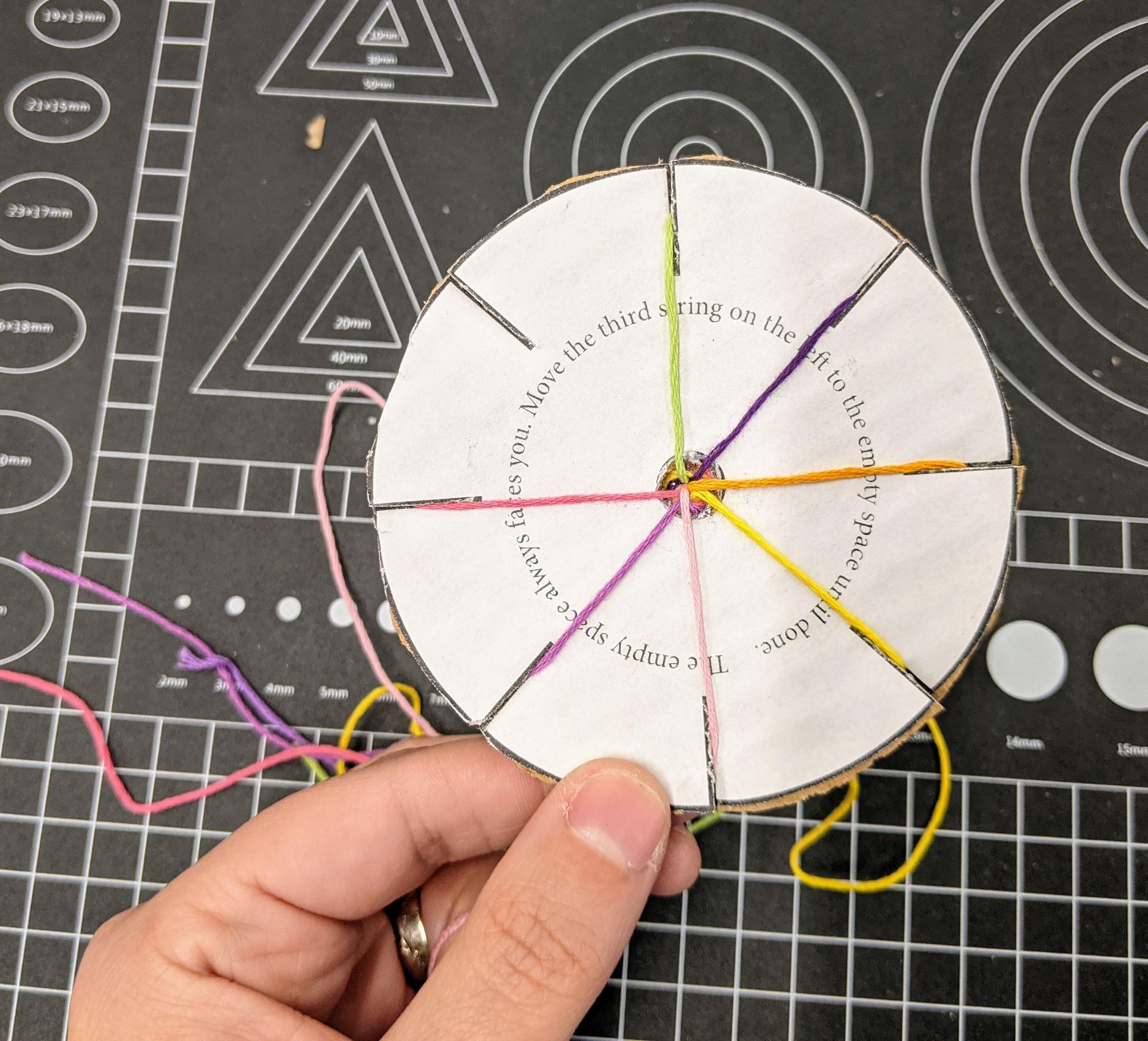 Cardboard Loom Friendship Bracelet : 7 Steps (with Pictures ...