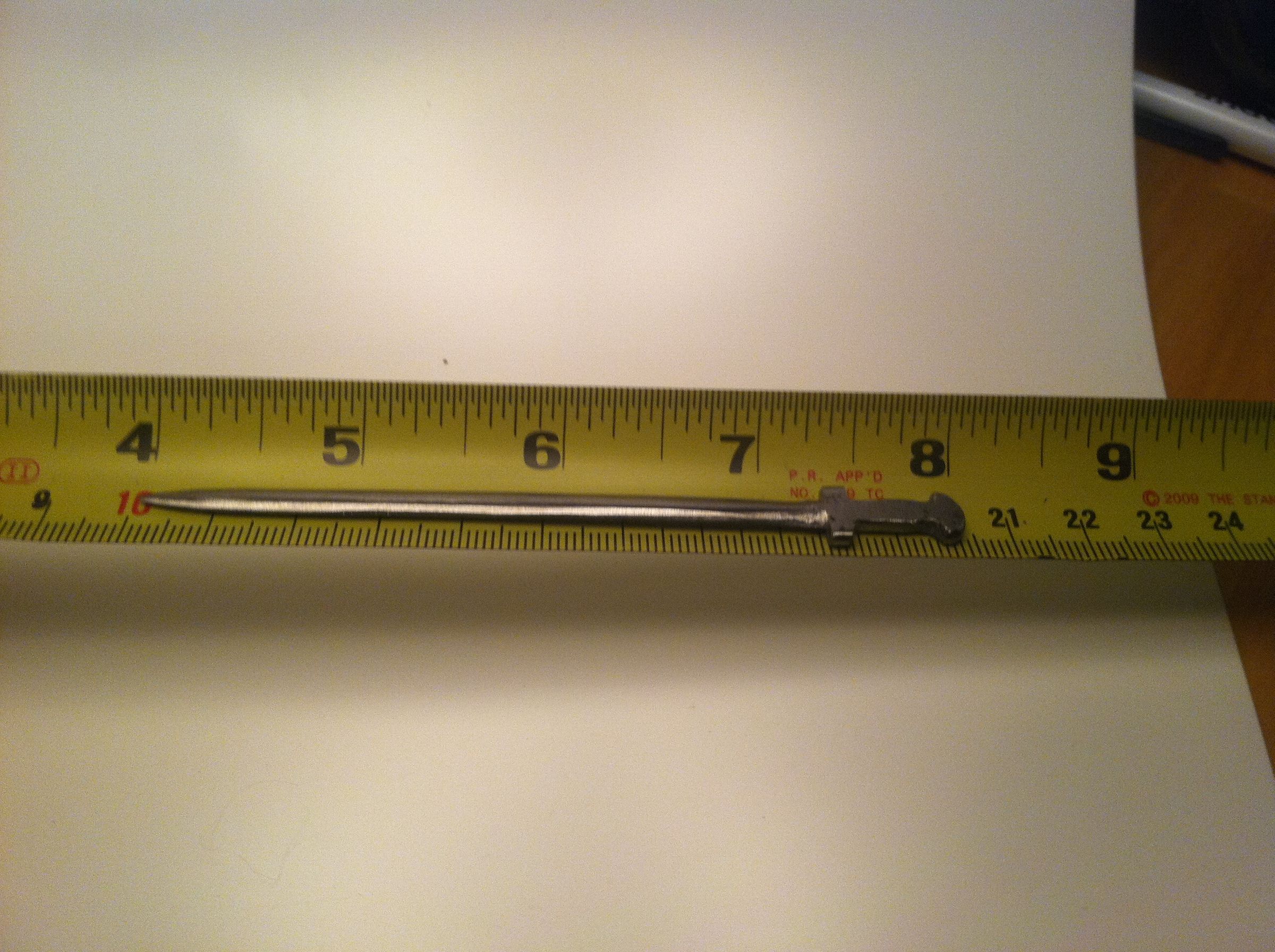 Mini Sword Made From Nail : 6 Steps (with Pictures) - Instructables