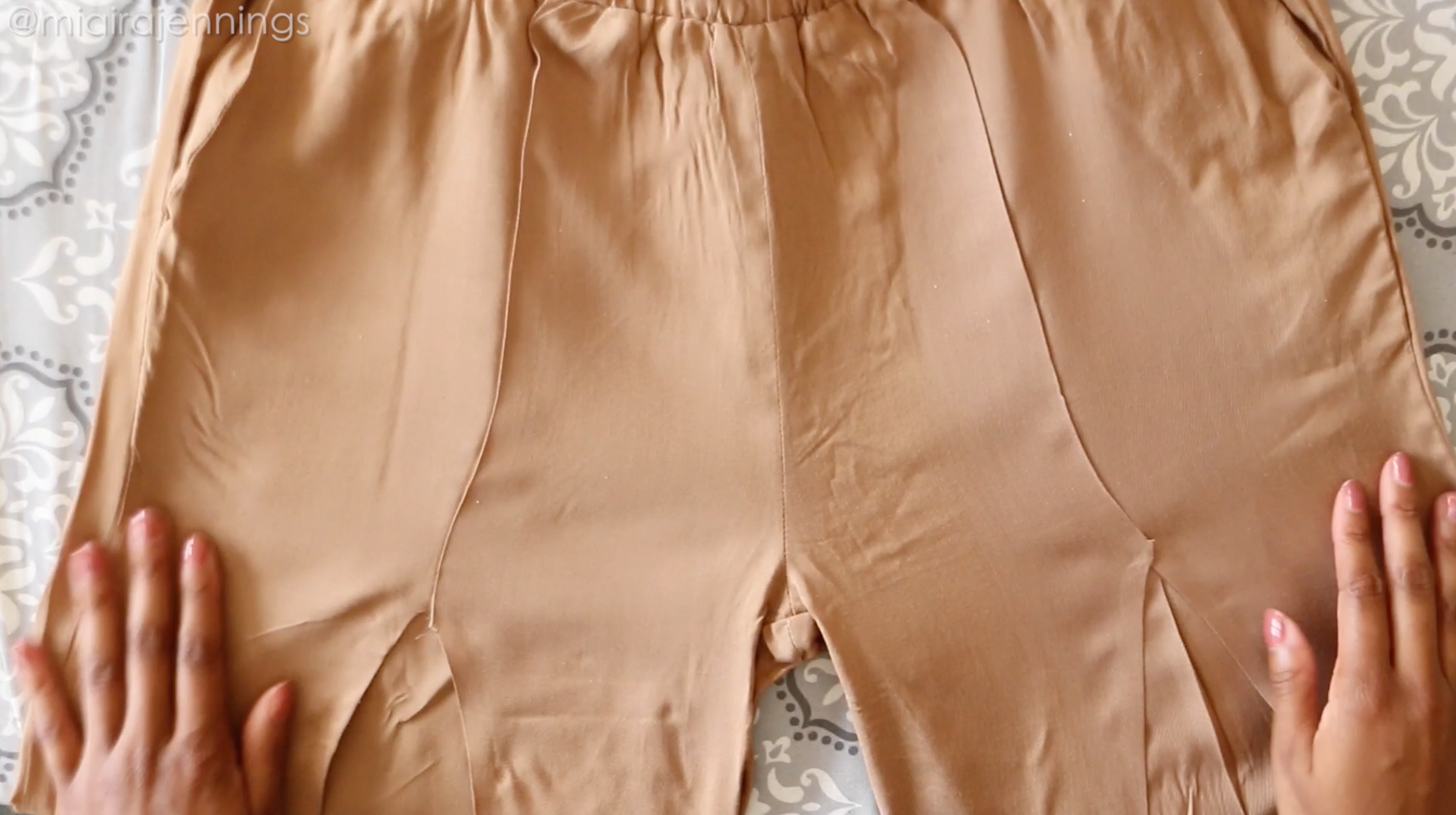DIY Split Leg Pants (No Sewing Required) : 6 Steps (with Pictures ...
