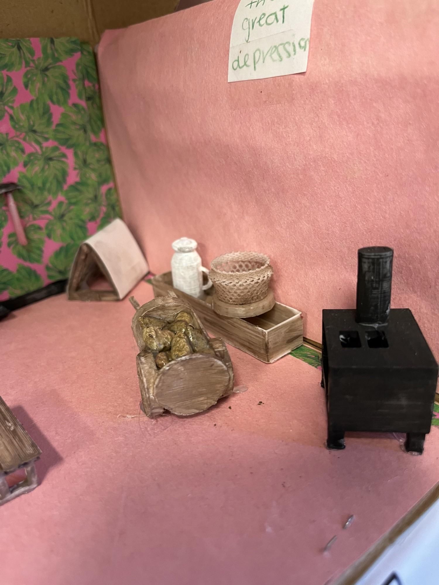 3D Printed Museum Diorama - the Great Depression (ELA) : 8 Steps (with ...