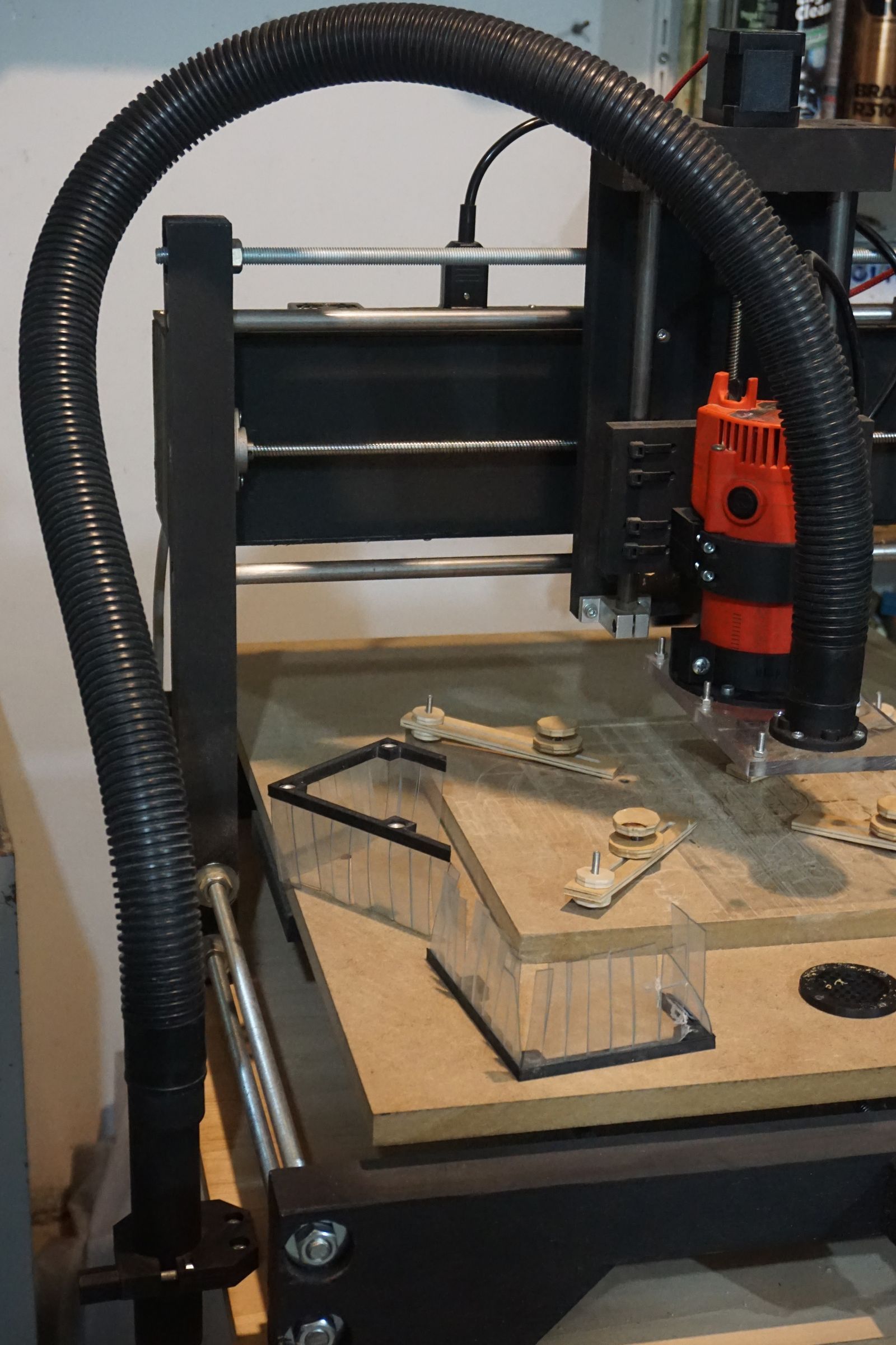 CNC Dust Collection / 3D Printed : 4 Steps (with Pictures) - Instructables