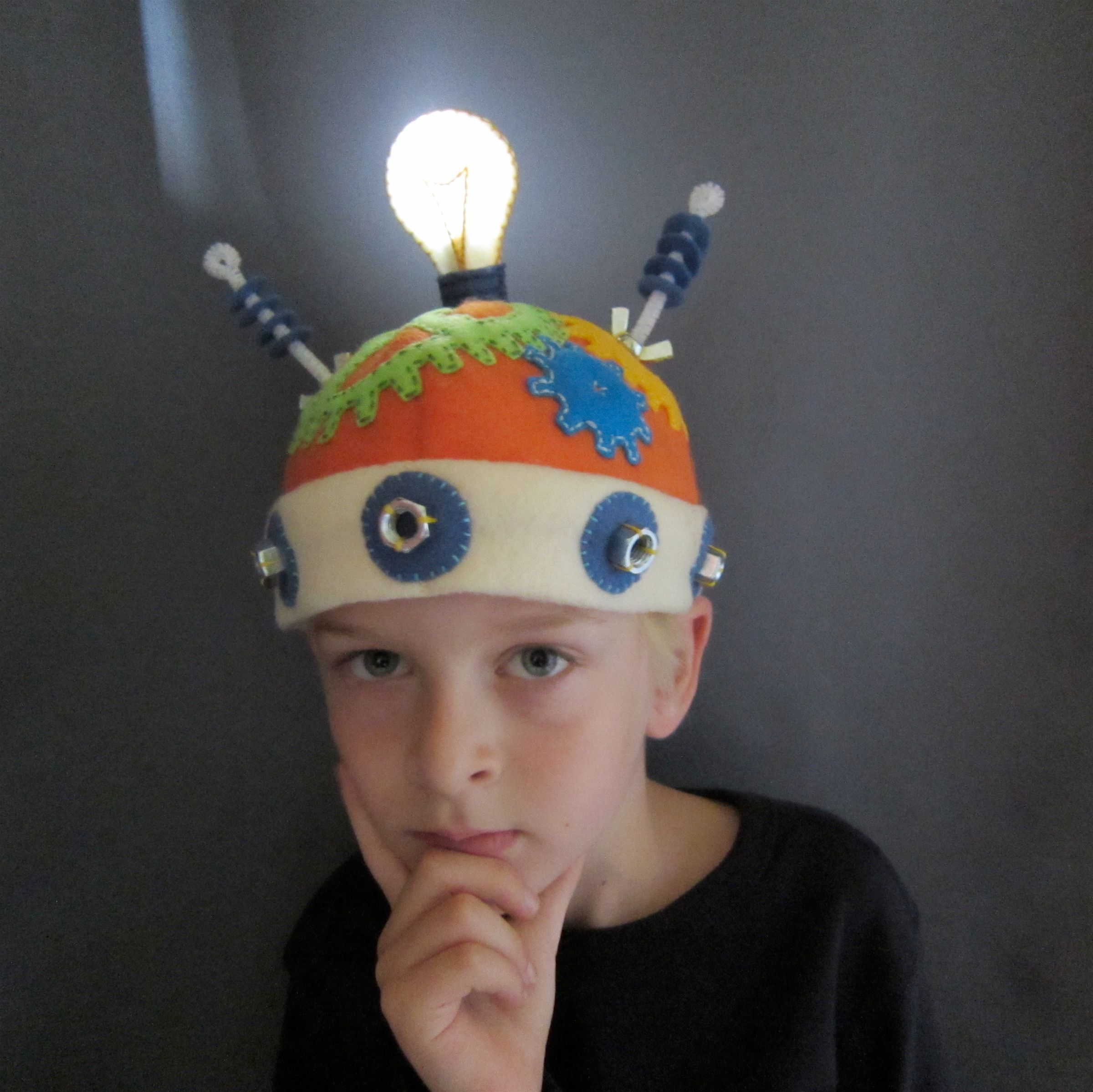 Thinking Cap With Working Light : 7 Steps (with Pictures) - Instructables