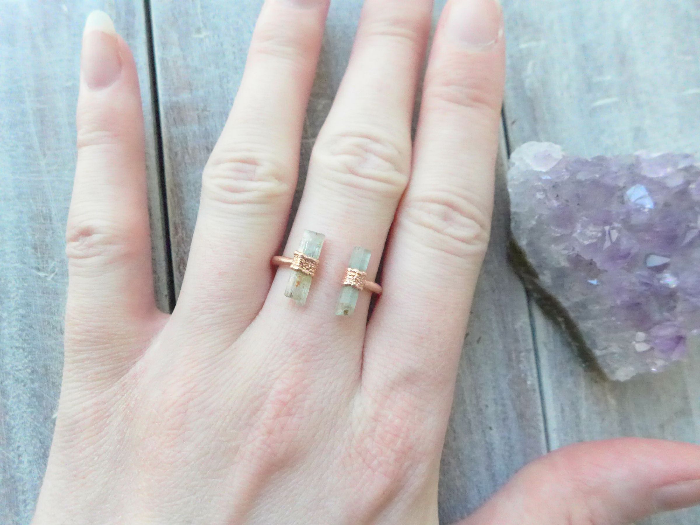 How to Make a Copper Electroformed Gemstone Open Ring : 13 Steps (with ...