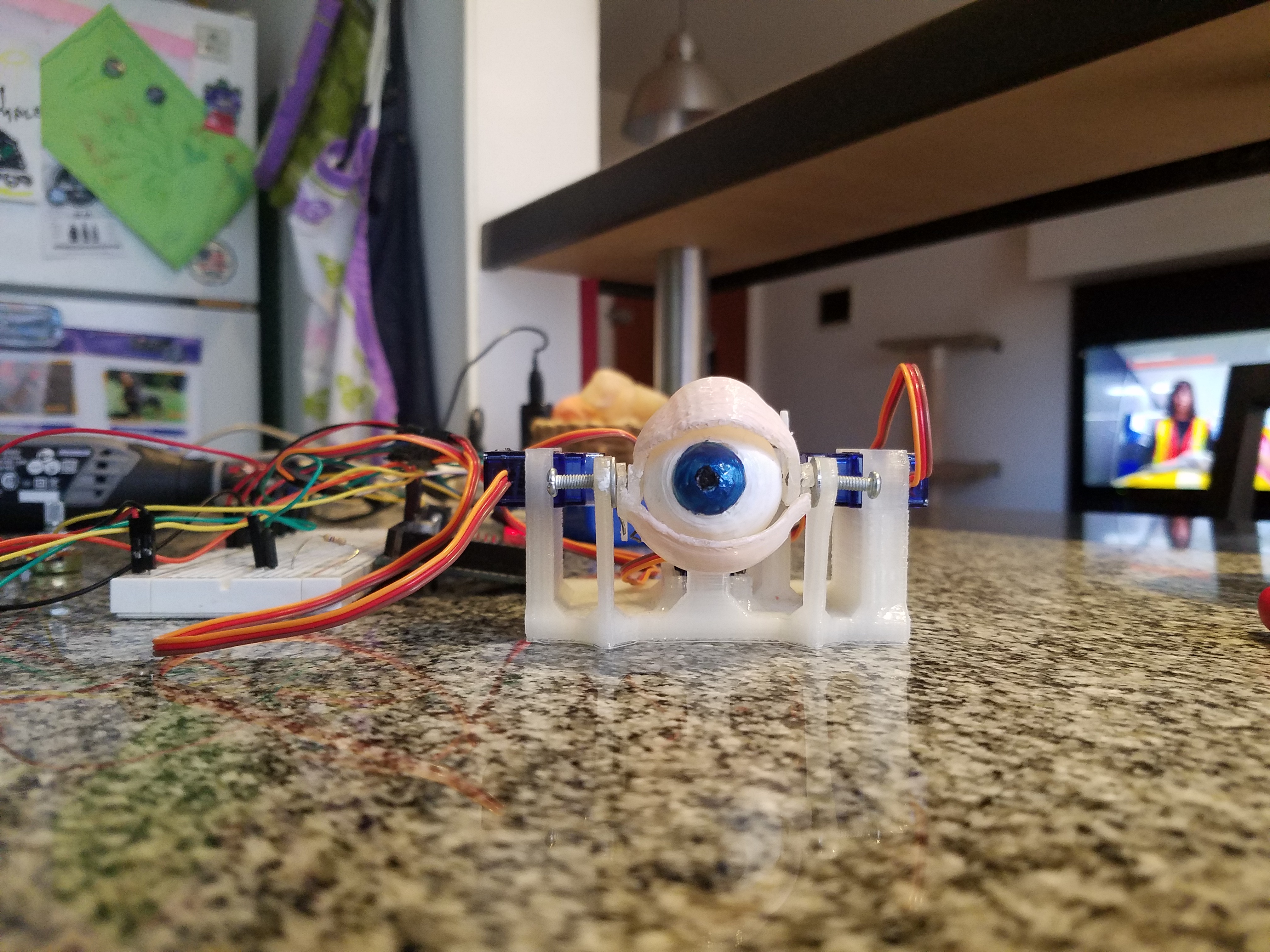 3D Printed Animatronic Eye Mechanism on the Cheap : 4 Steps (with ...