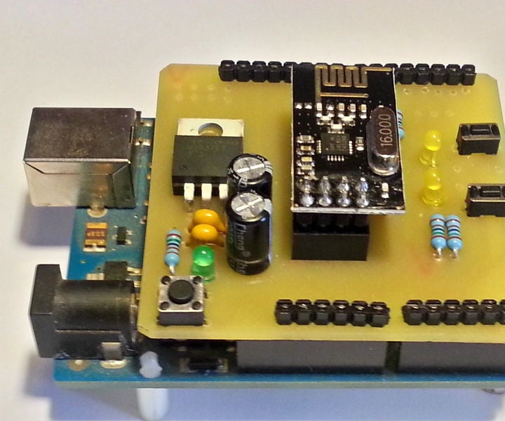 Arduino UNO NRF24L01+ Shield : 4 Steps - Instructables Arduino UNO NRF24L01+ Shield : 4 Steps - Instructables