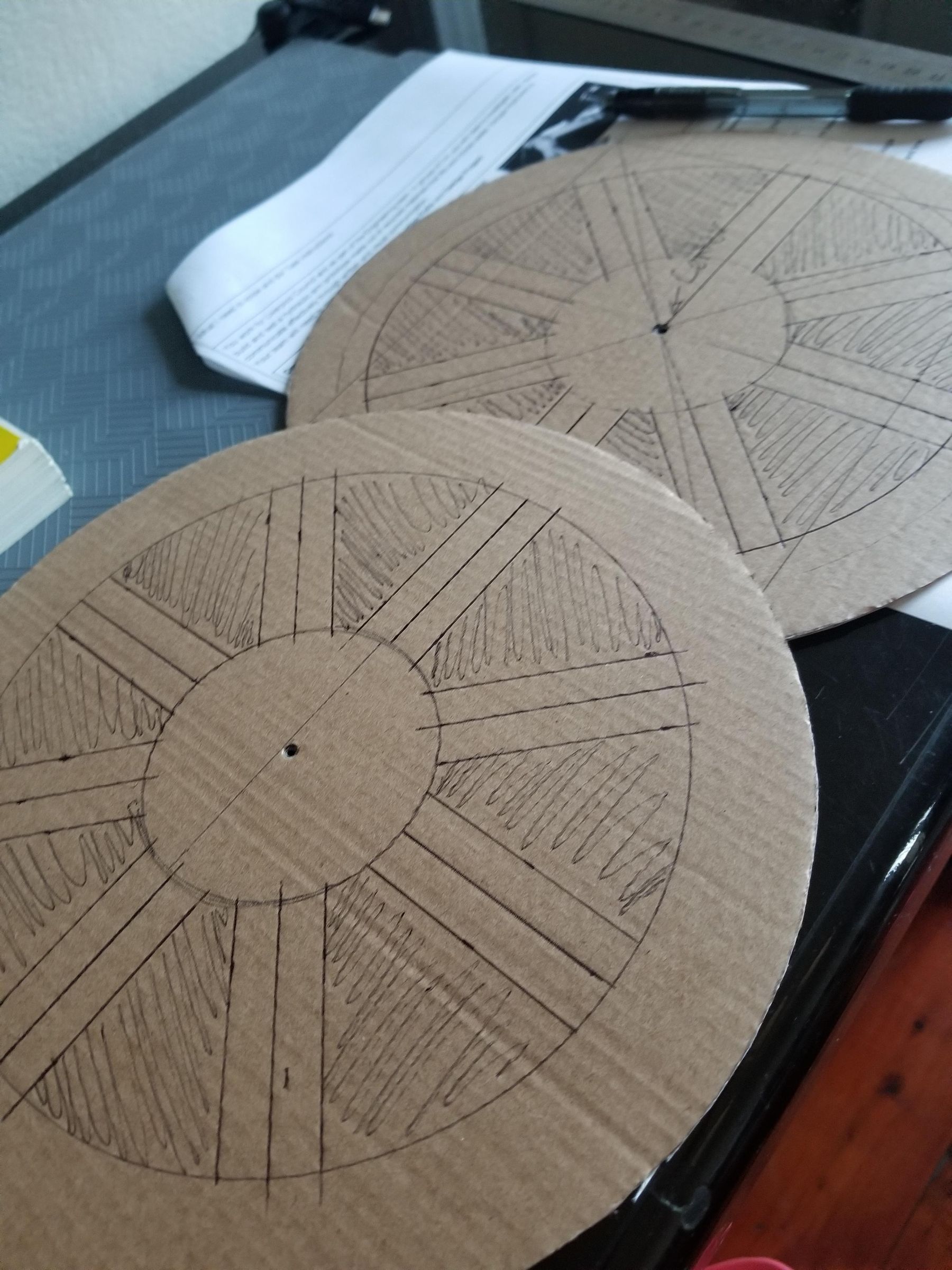 Cardboard Ferris Wheel - Learning From Home Project : 21 Steps (with ...
