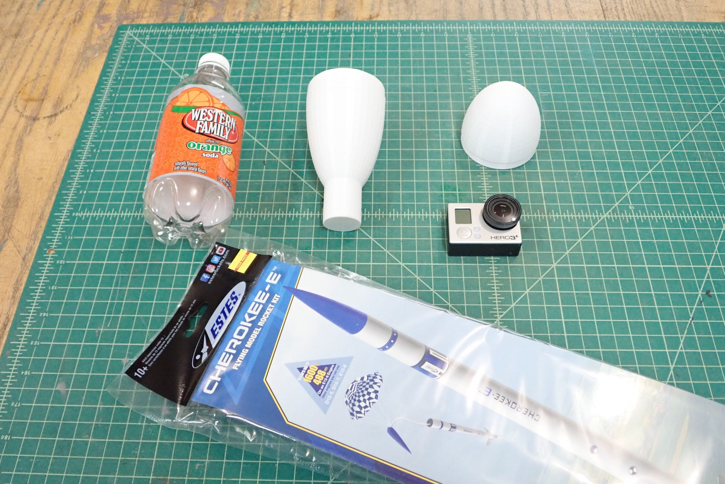Model Rocket With GoPro Nose Cone : 15 Steps (with Pictures ...