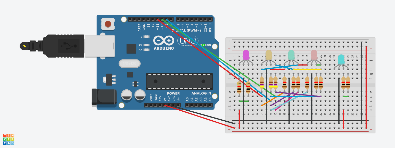 Using RGB LEDs to Create Color Sequences : 12 Steps - Instructables