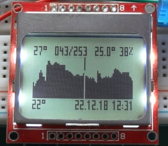 Arduino Datalogger With RTC, Nokia LCD and Encoder : 4 Steps - Instructables