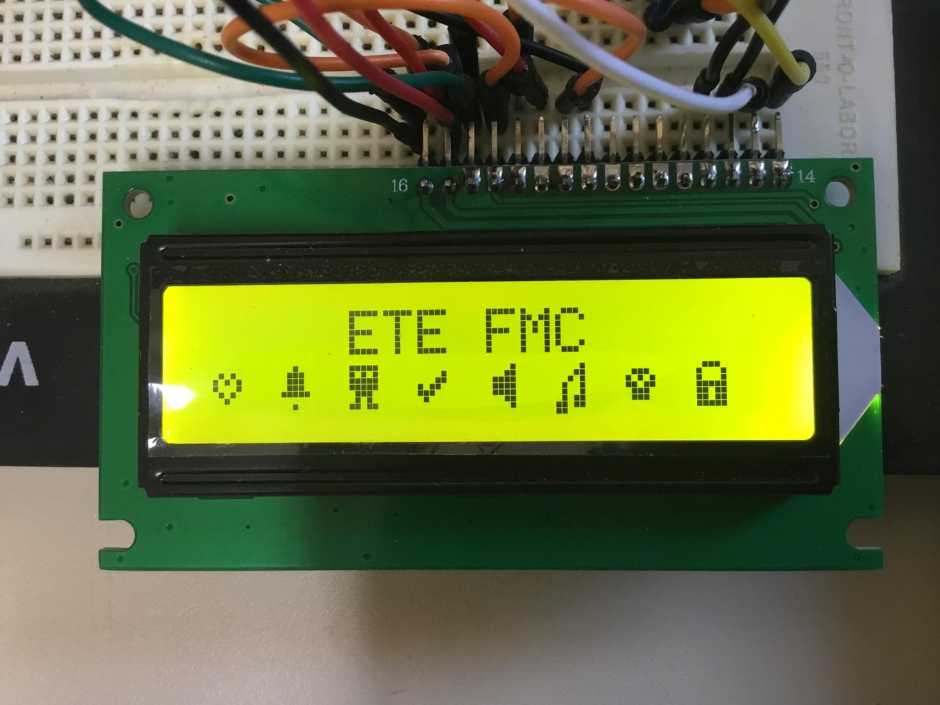 Criando Icones Com Display Lcd 16x2 7 Steps Instructables