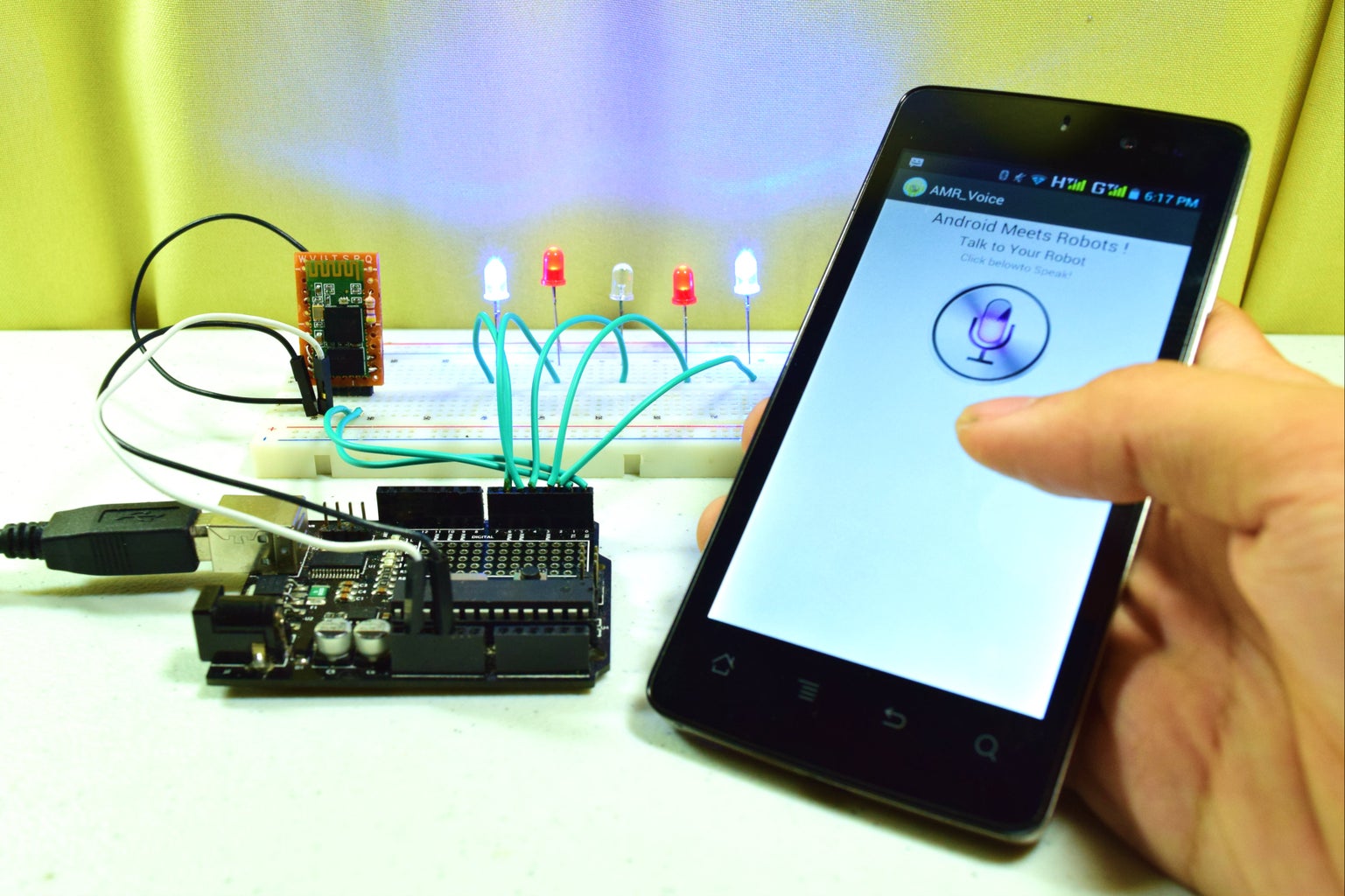 Voice Activated Arduino Bluetooth Android 7 Steps With Pictures Instructables