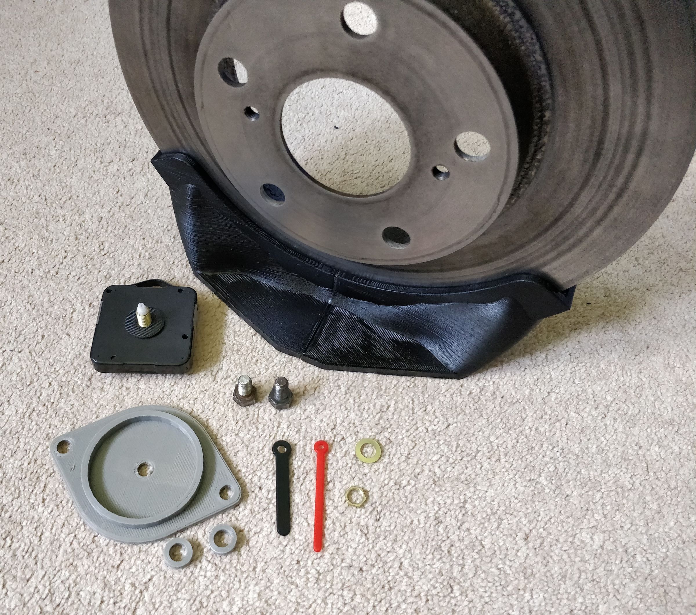 Brake Disc Clock : 8 Steps (with Pictures) - Instructables