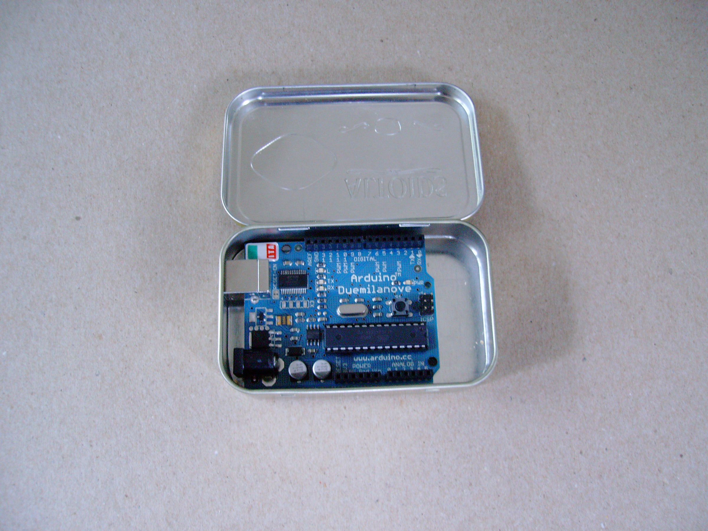 Arduino and Battery Pack in Altoids Tins : 17 Steps - Instructables