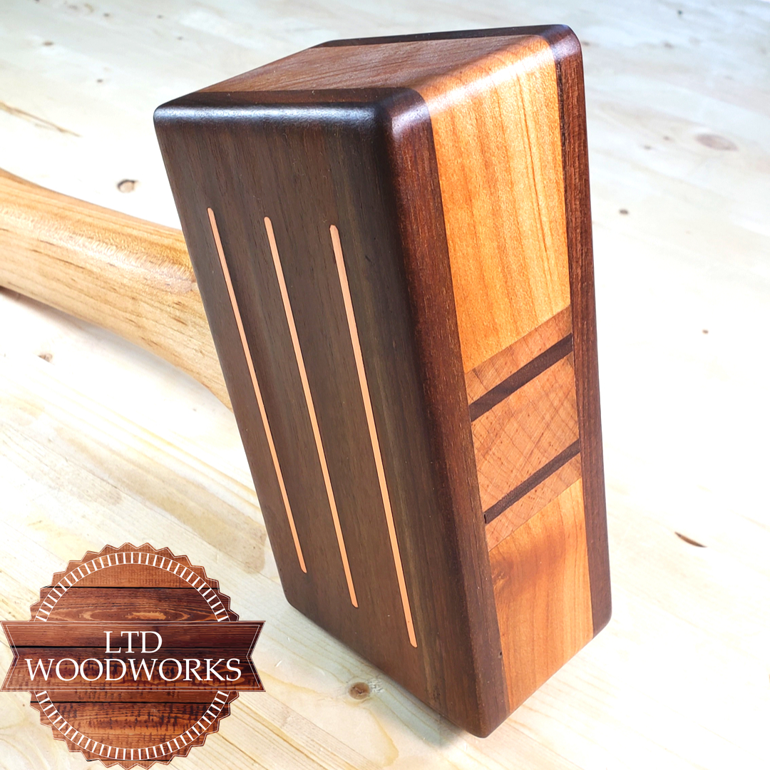 Wooden Mallet With Brass Inlay : 13 Steps (with Pictures) - Instructables